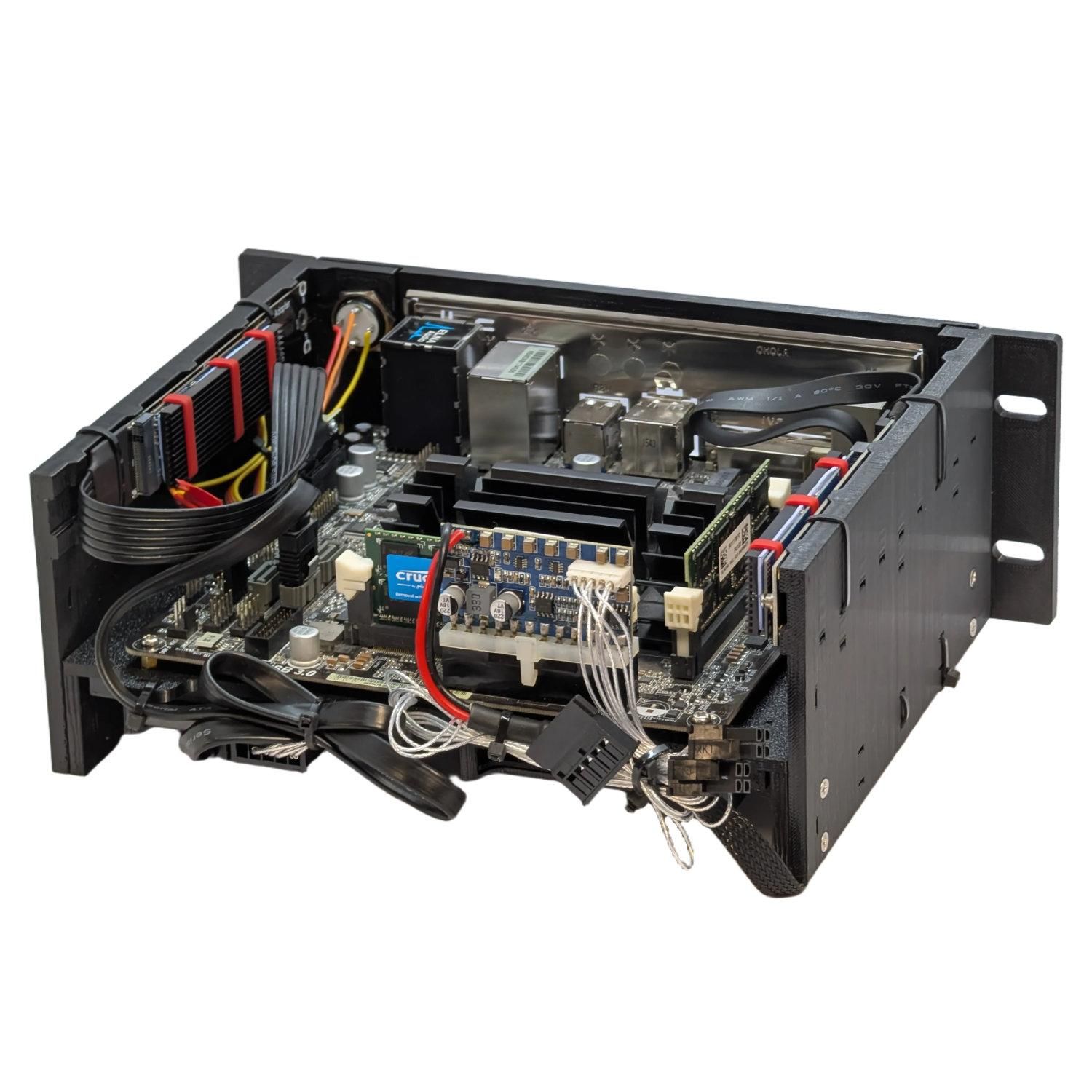 DIY Rackmount NAS - 2U PC Case - for 10" Network Cabinets : 9 Steps ...