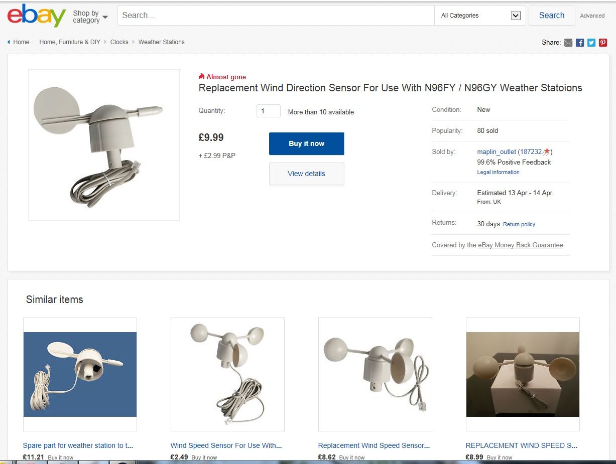 8 Bit Digital Weather Vane : 5 Steps (with Pictures) - Instructables