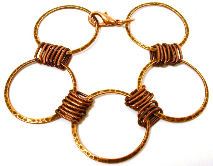Large Loops Copper Bracelet : 3 Steps - Instructables