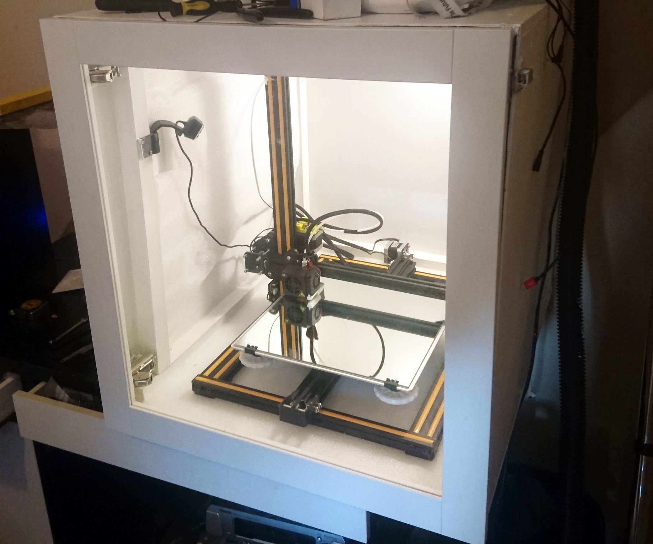 Creality CR-10 3d Printer Sindvik Enclosure : 7 Steps (with Pictures ...