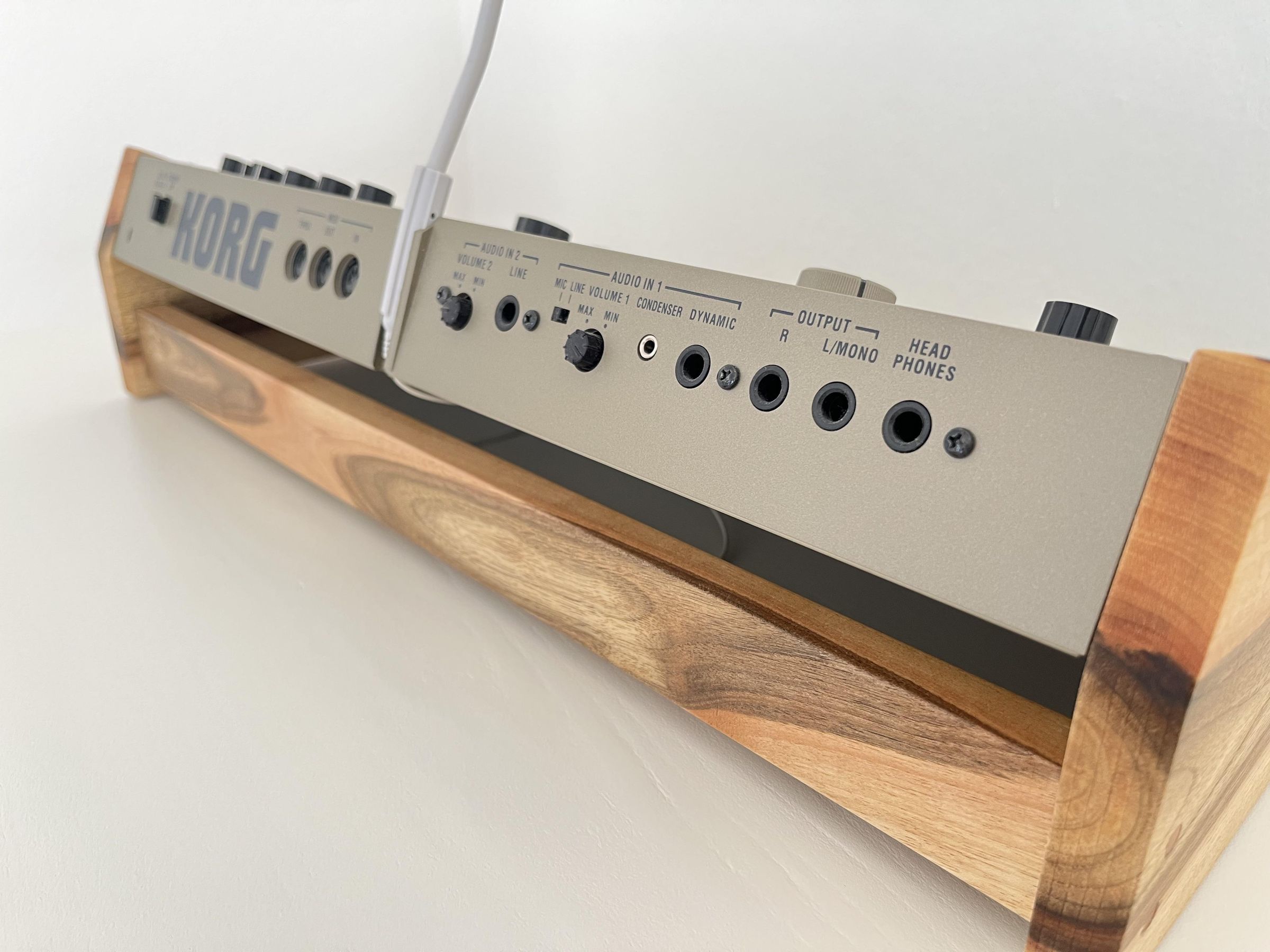 KORG MicroKORG "raised Stand" (Chassis) With SVG Templates : 5 Steps ...