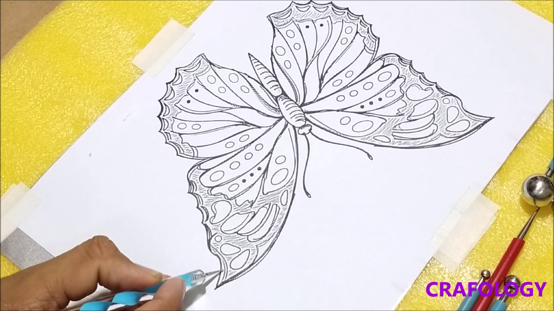 How to Make Butterfly Embossed Painting|Metal Art : 4 Steps - Instructables