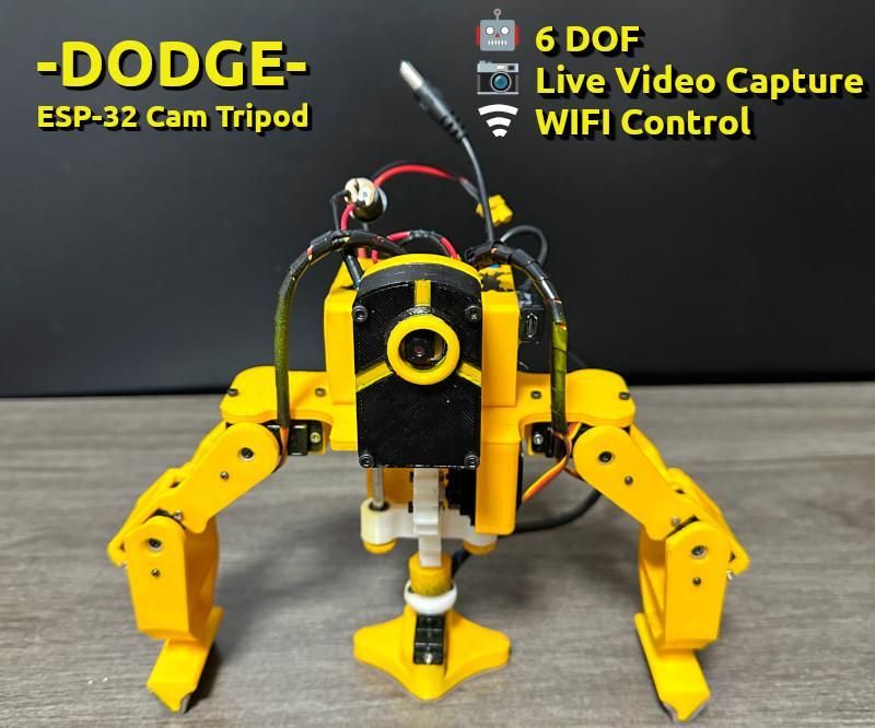 Dodge - ESP32 Cam Based Tripod : 11 Steps (with Pictures) - Instructables
