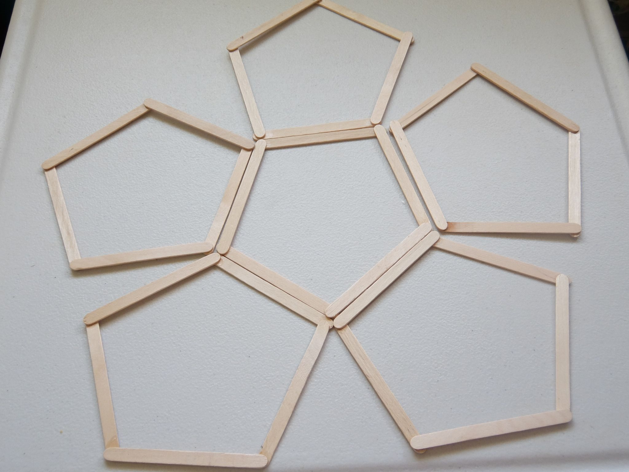5 Platonic Solids Popsicle Sticks Models DIY : 6 Steps (with Pictures ...