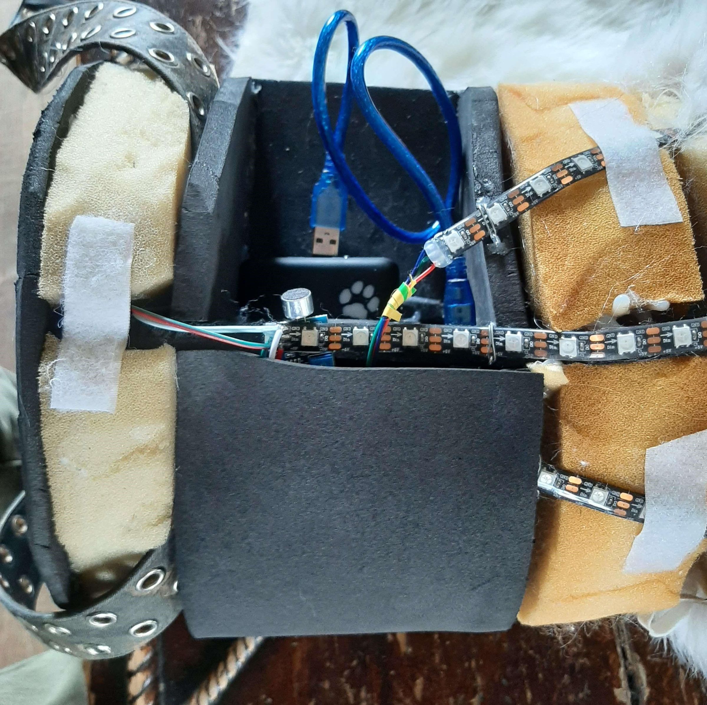 Sound Reactive LEDlights With Arduino Cosplay/fursuit Tail : 5 Steps ...