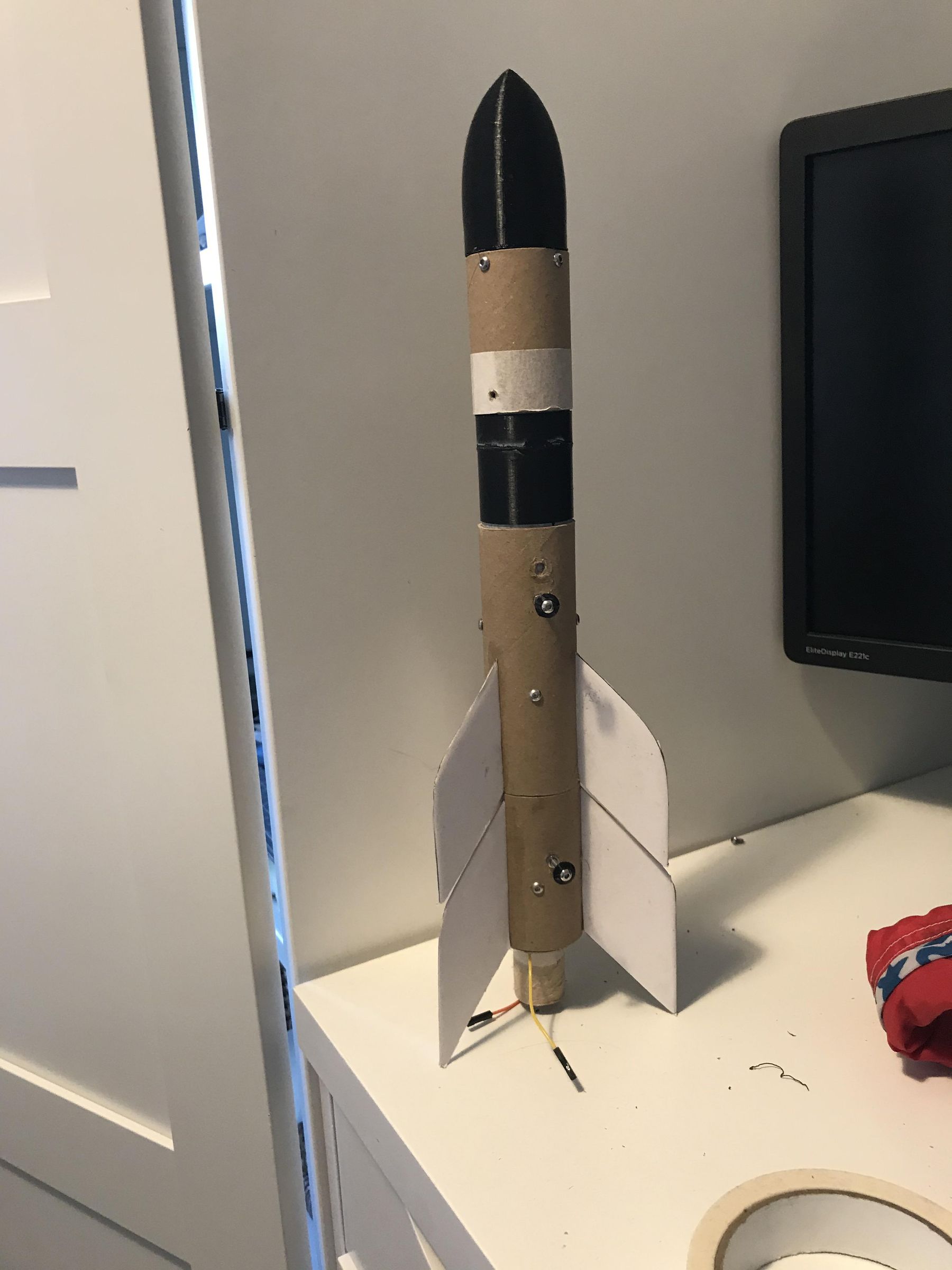 Two Stage Electronic Model Rocket : 17 Steps (with Pictures ...