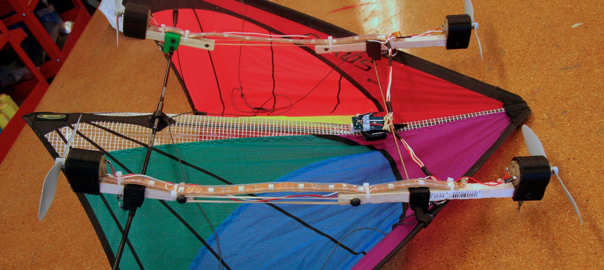 Kite With Wind-Powered LEDs : 6 Steps (with Pictures) - Instructables
