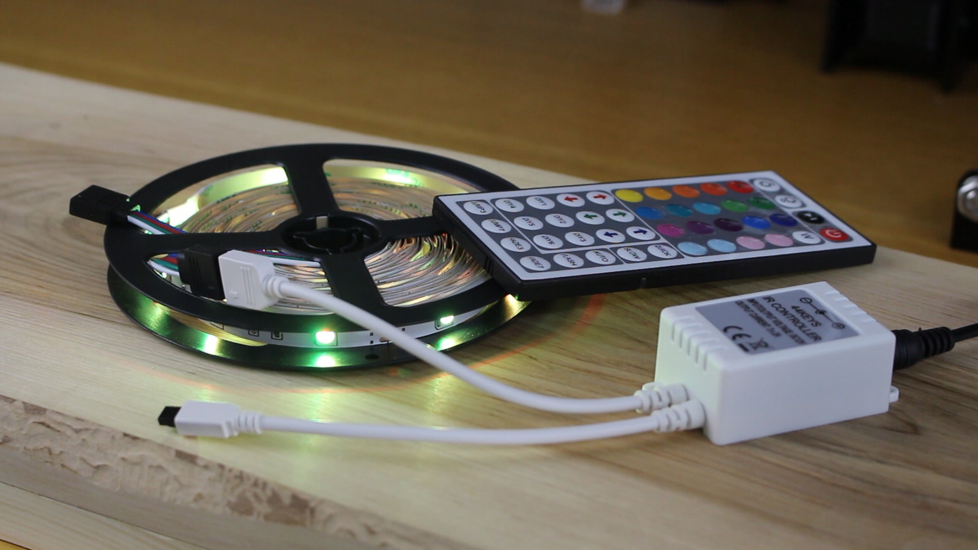 DIY Color Changing Raw Wood LED Shelf : 10 Steps (with Pictures ...