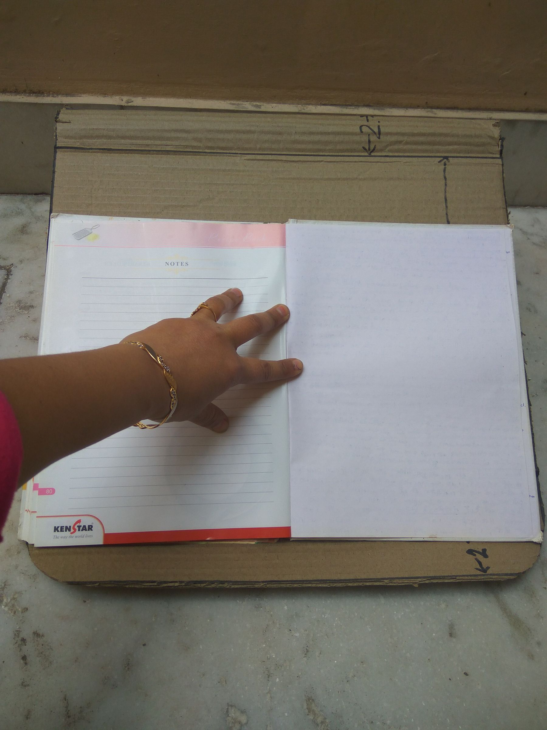 School Bag Study Table From Waste Carton Box : 12 Steps (with Pictures ...