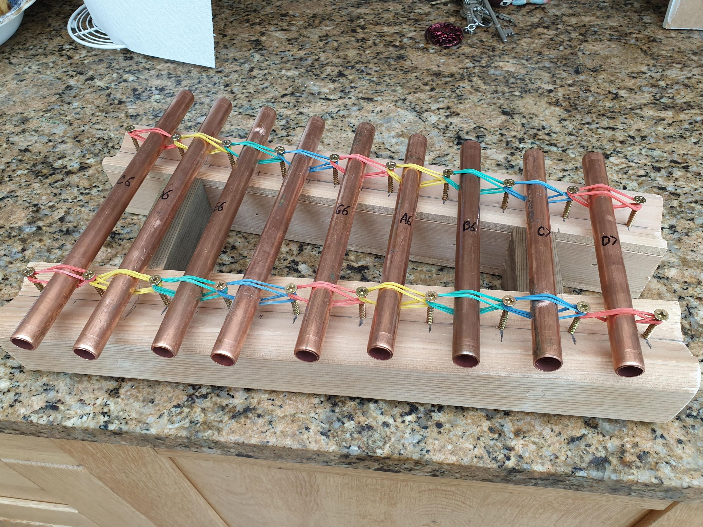 Metal Pipe Xylophone