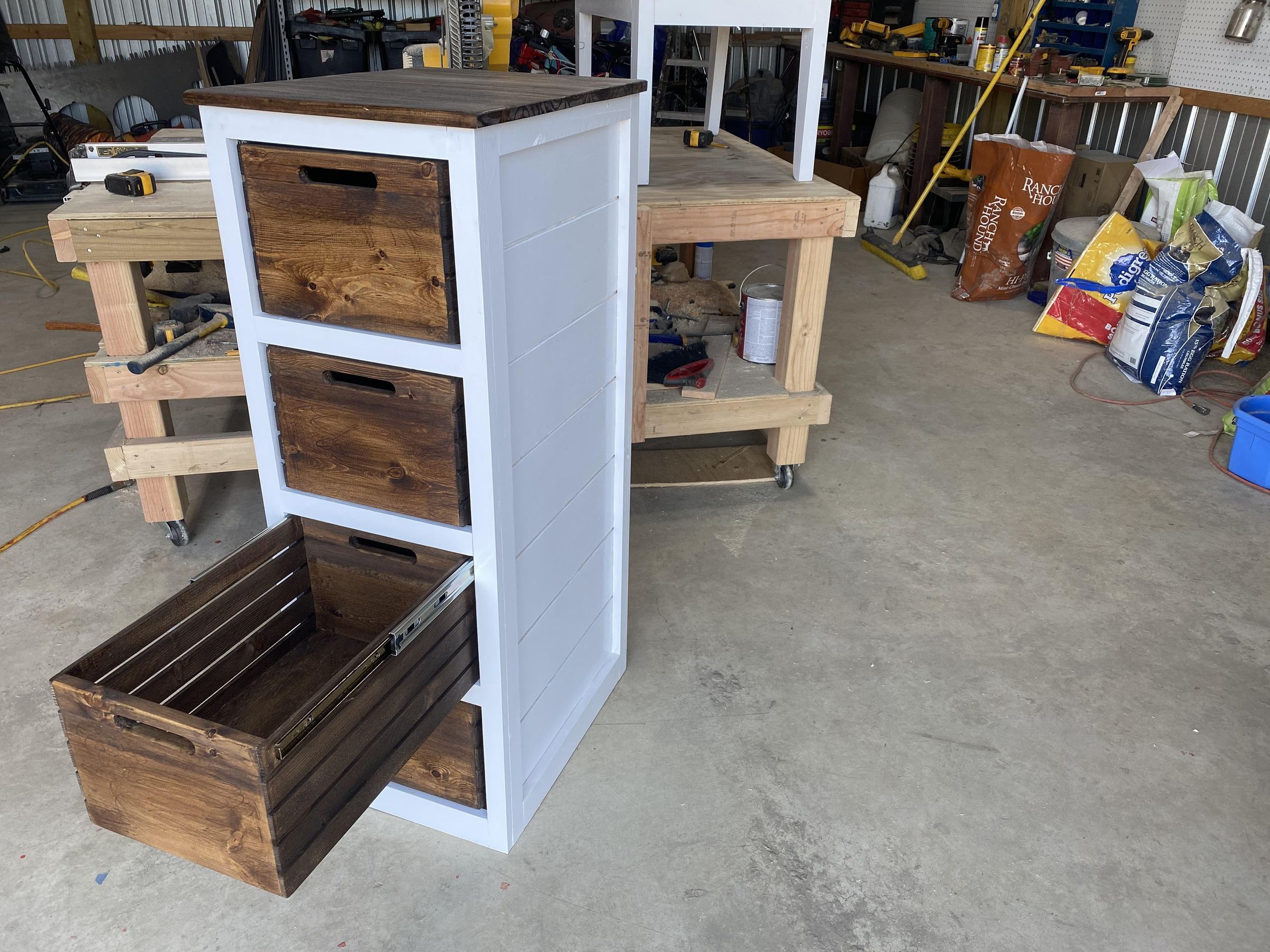 How to Make a Dresser (with Crates for Drawers) : 23 Steps (with ...