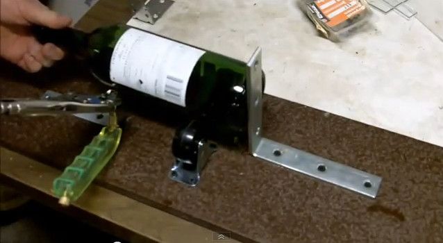 Make a Glass Bottle Cutter & How to Cut Wine Bottles for Cups ...