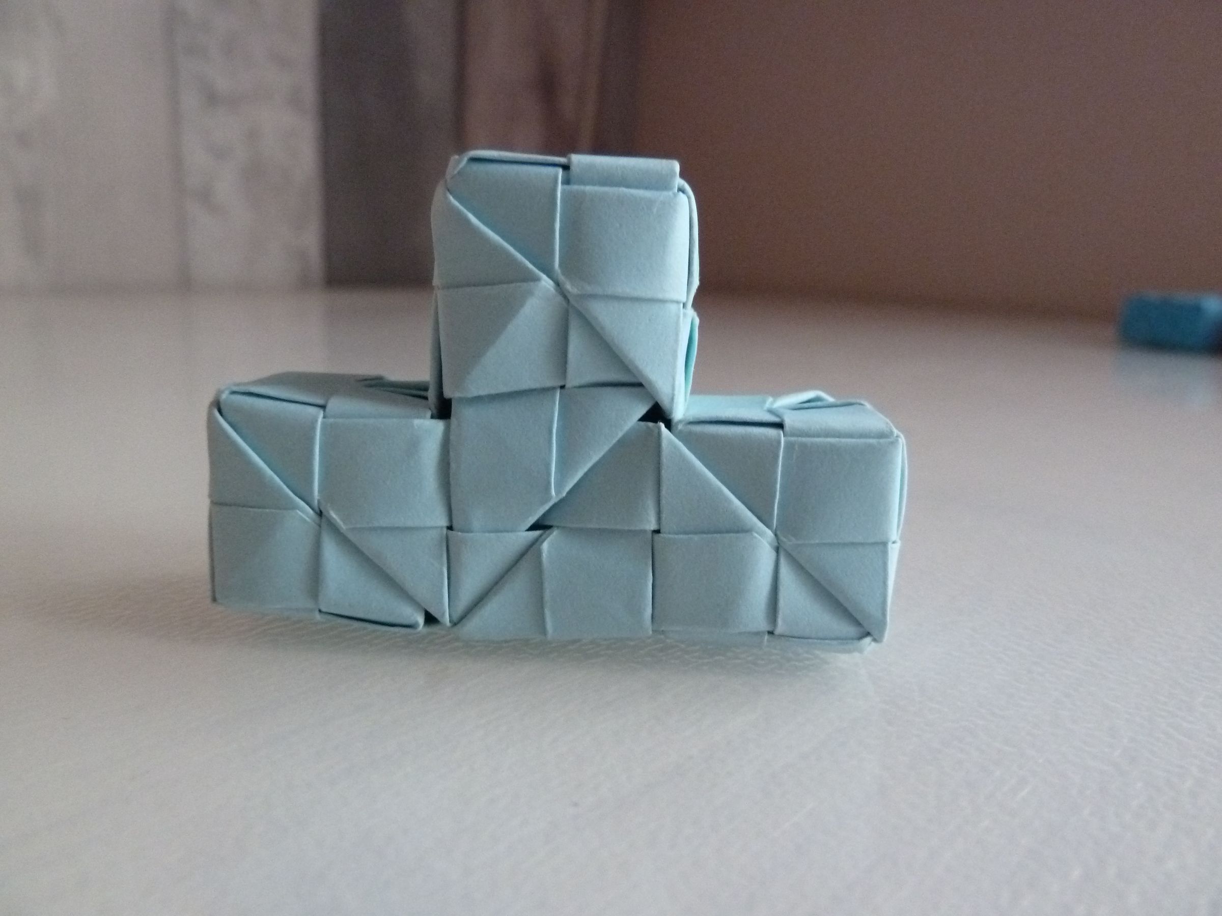 Origami Tetris Cube : 12 Steps (with Pictures) - Instructables