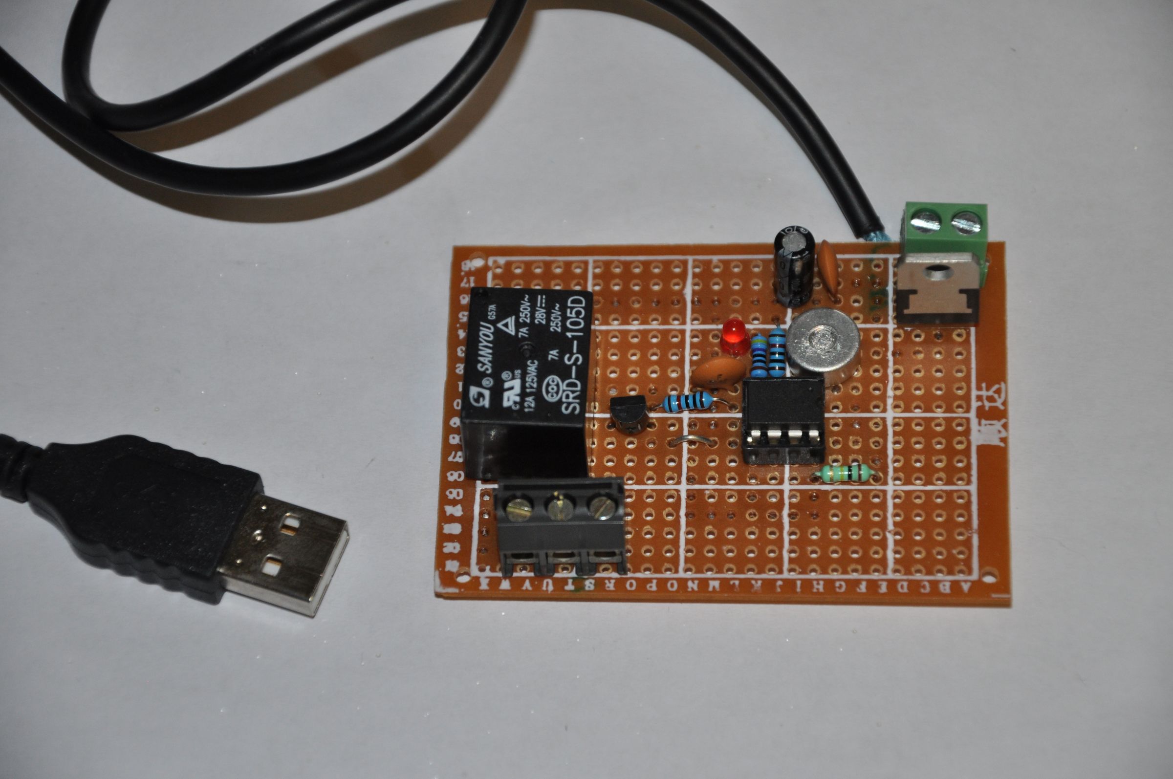 USB Powered Clapper Switch - Extremely Little HW Required! : 4 Steps ...