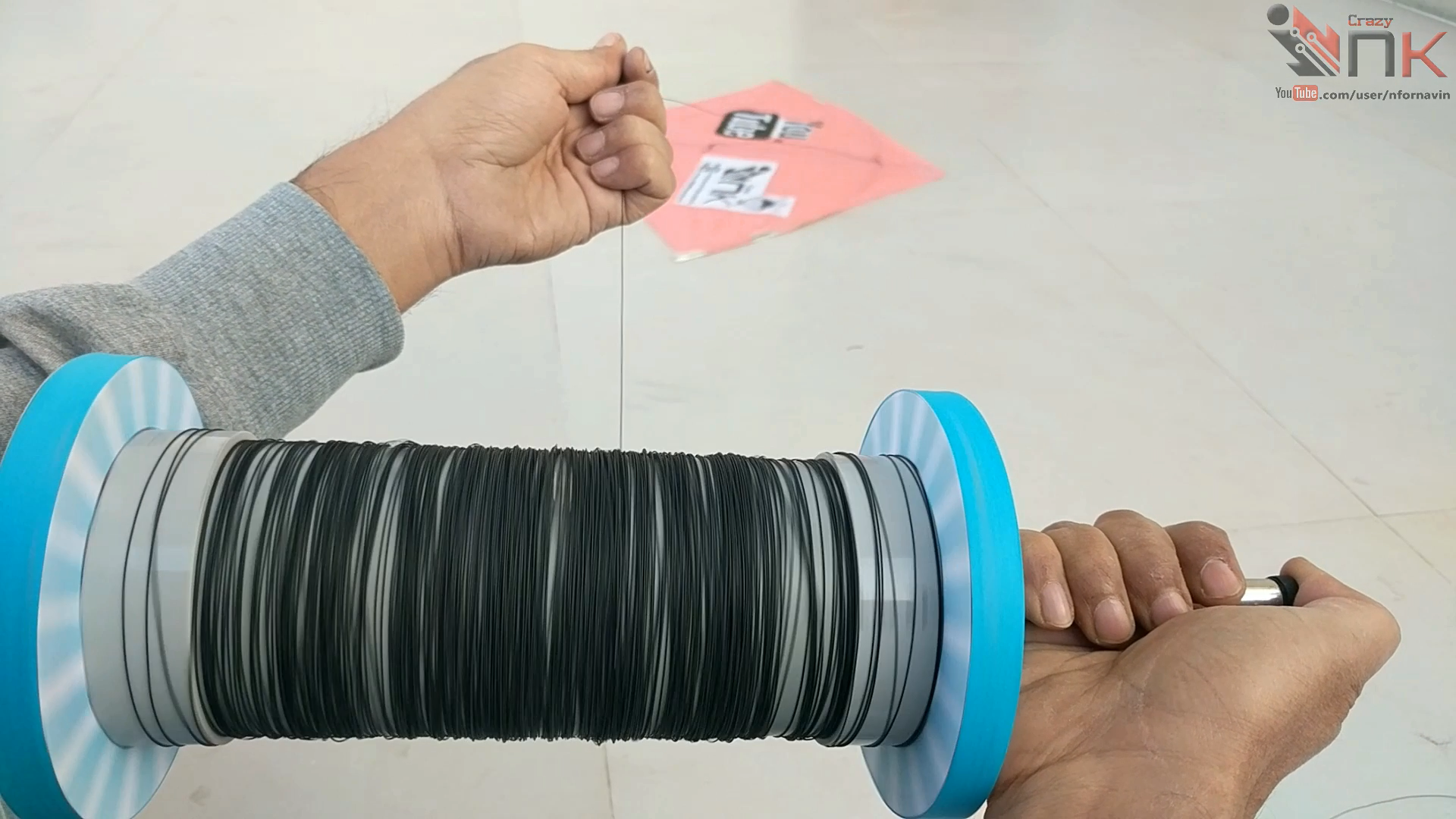 How to Make an Electric Firki / Charkhi for Kite Festival : 8 Steps ...