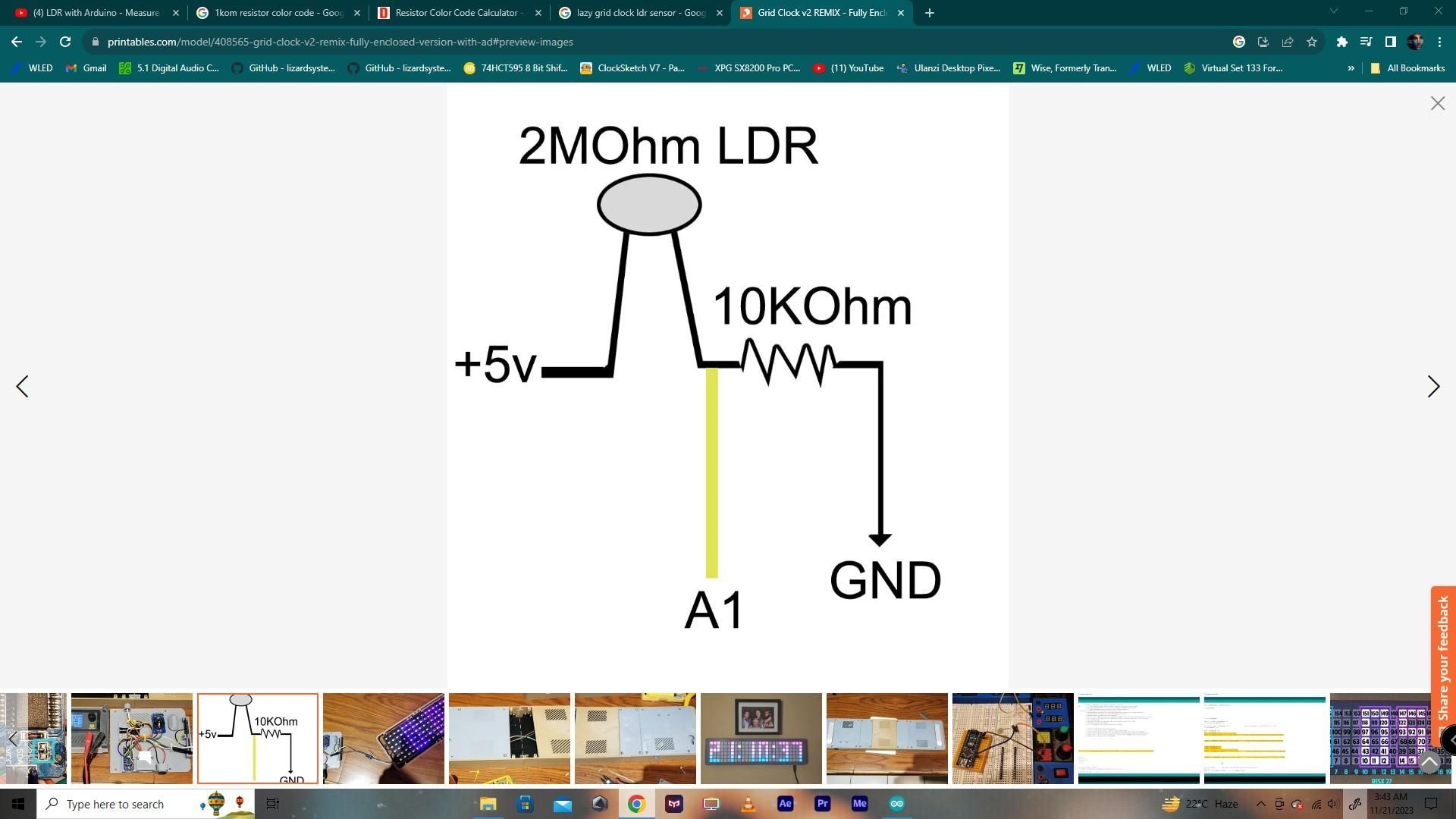 Lazy Grid Clock V2 : 6 Steps (with Pictures) - Instructables
