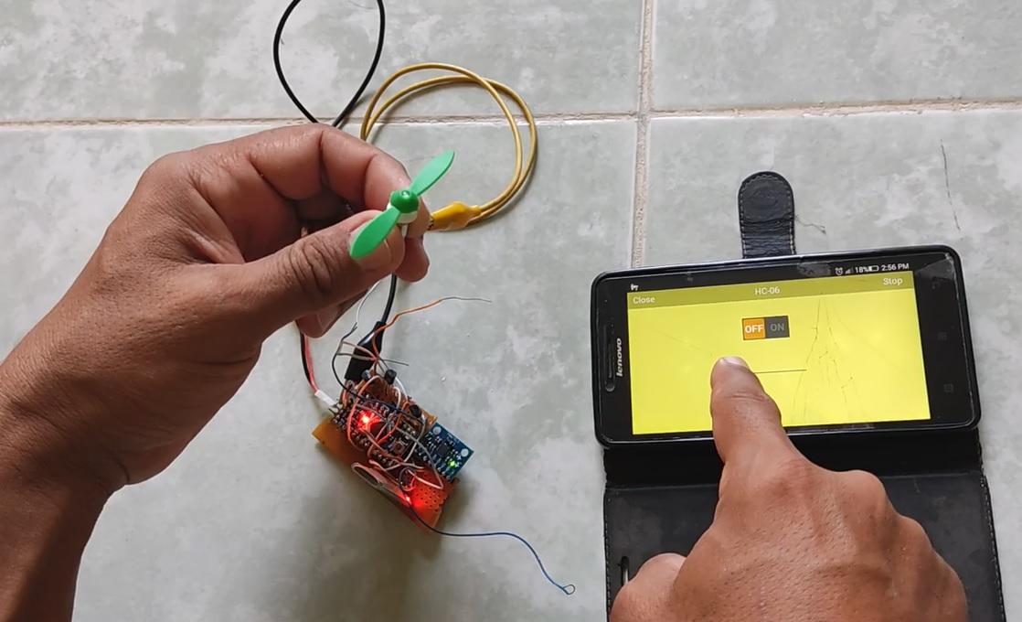 RemoteXY Editor – How to Control DC Motor With Smartphone and Bluetooth ...