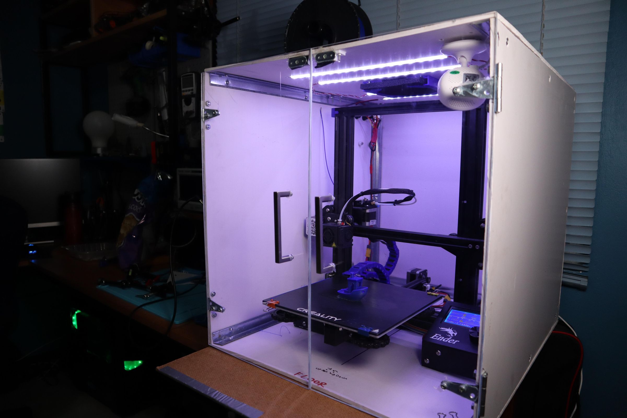 Cheap DIY 3D Printer Enclosure | Ender 3 : 10 Steps (with Pictures ...