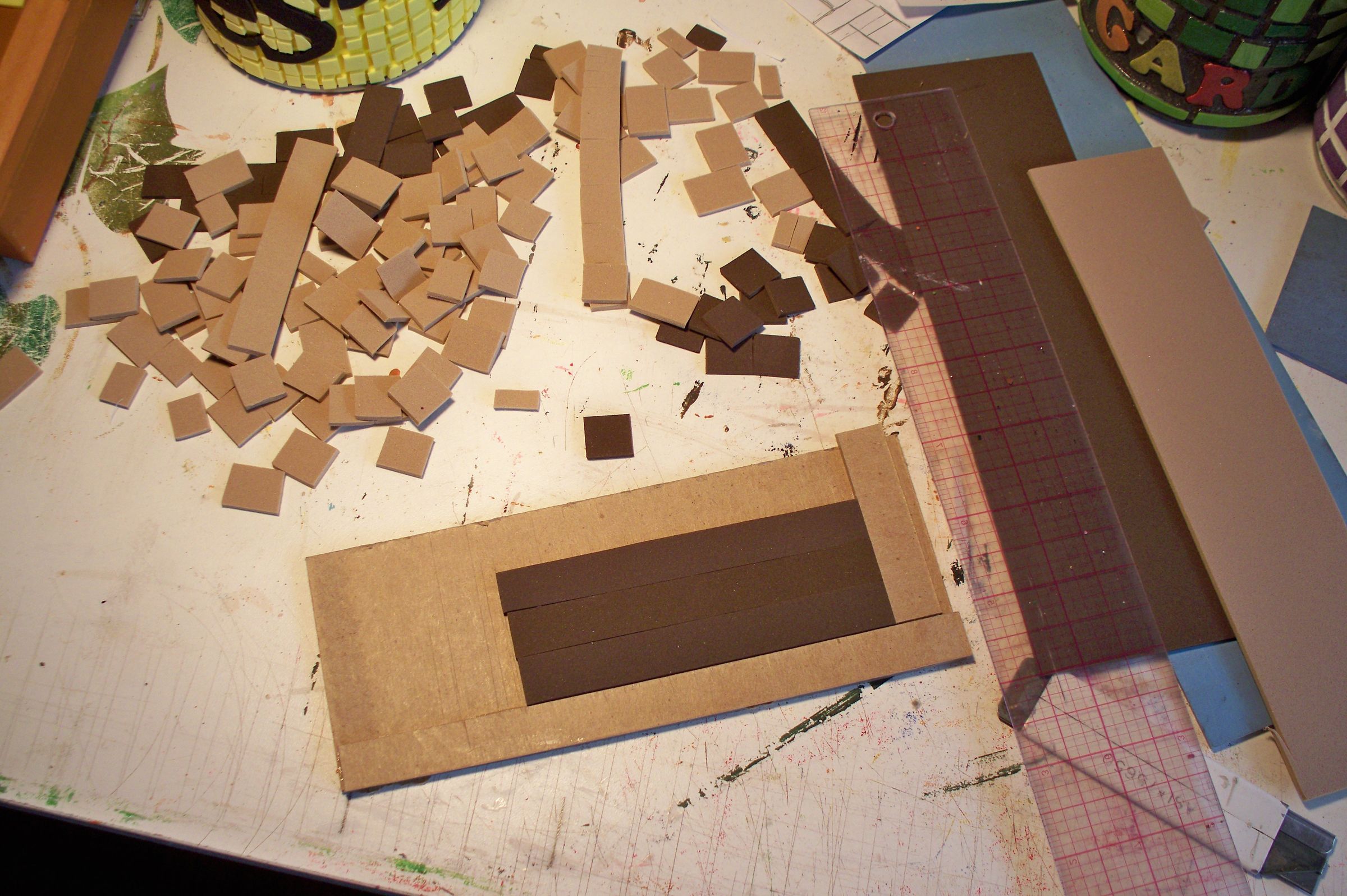 How to Use Craft Foam As Ceramic Tile! : 6 Steps (with Pictures ...