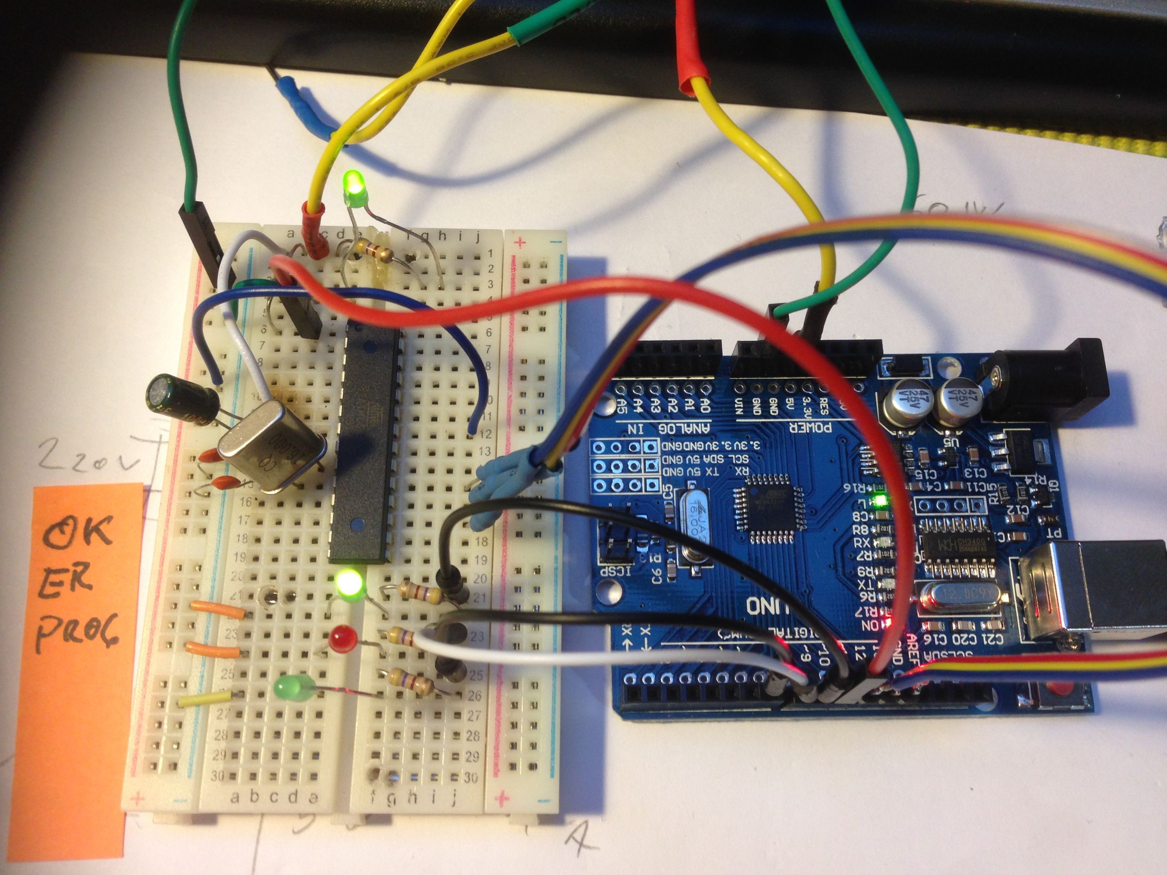 Arduino UNO As AtMega328P Programmer : 4 Steps - Instructables