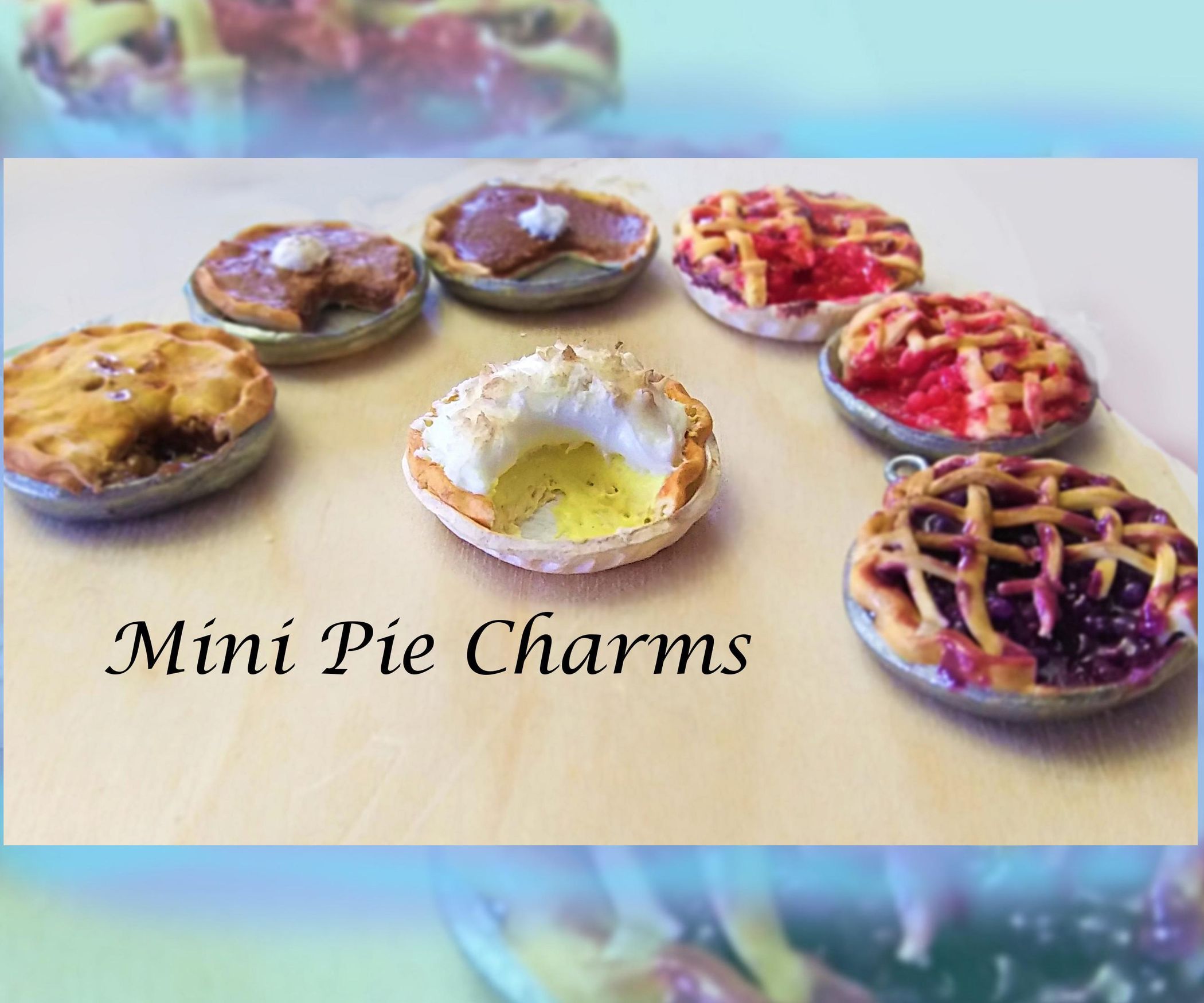 Pie Charms From Clay: Earrings, Necklace, Etc. : 12 Steps (with ...