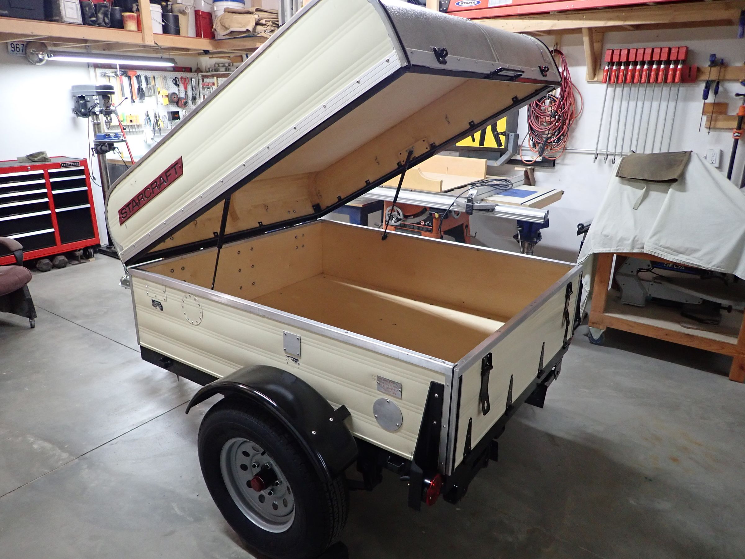 Retro-Style Camping Gear Trailer : 8 Steps (with Pictures) - Instructables