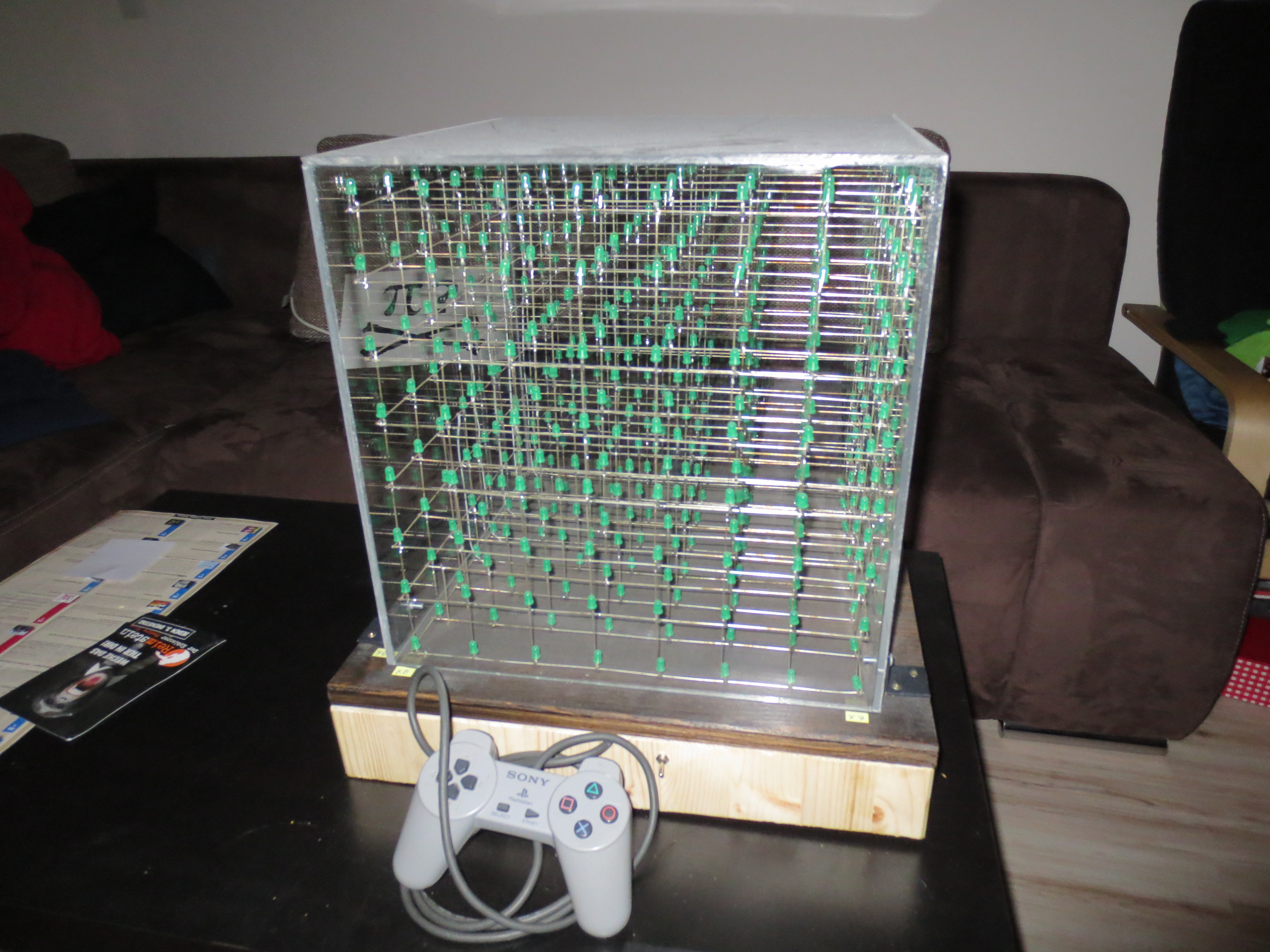 8x8x8 LED Cube With Arduino Mega (+Sound +PS Controller +Game) : 11 Steps (with Pictures ...
