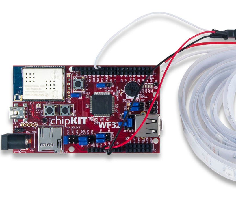 Using LabVIEW LINX and ChipKIT WF32 to Control an LED Strip : 4 Steps - Instructables