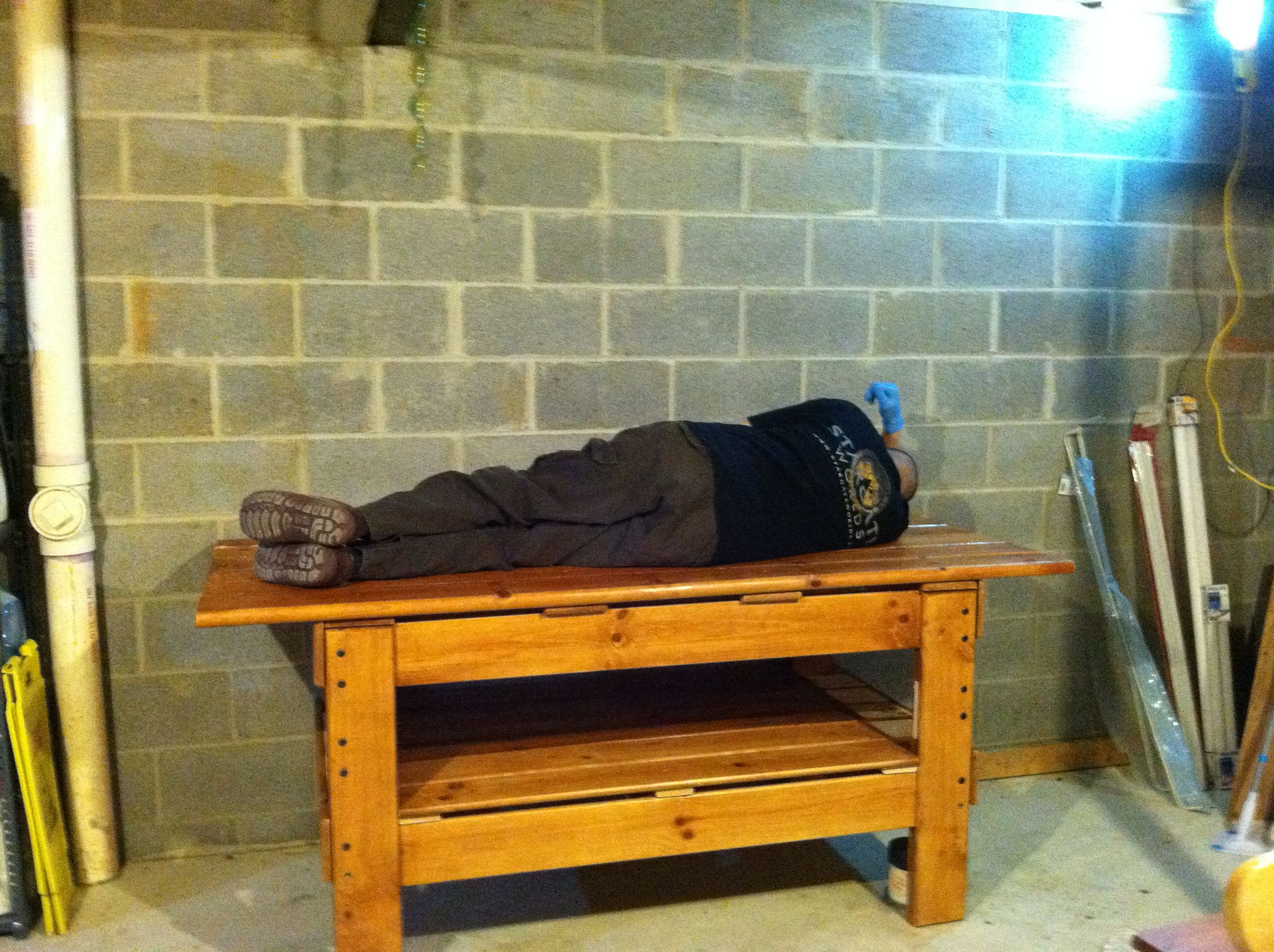 Upcycled Bunk Bed Workbench : 5 Steps (with Pictures) - Instructables