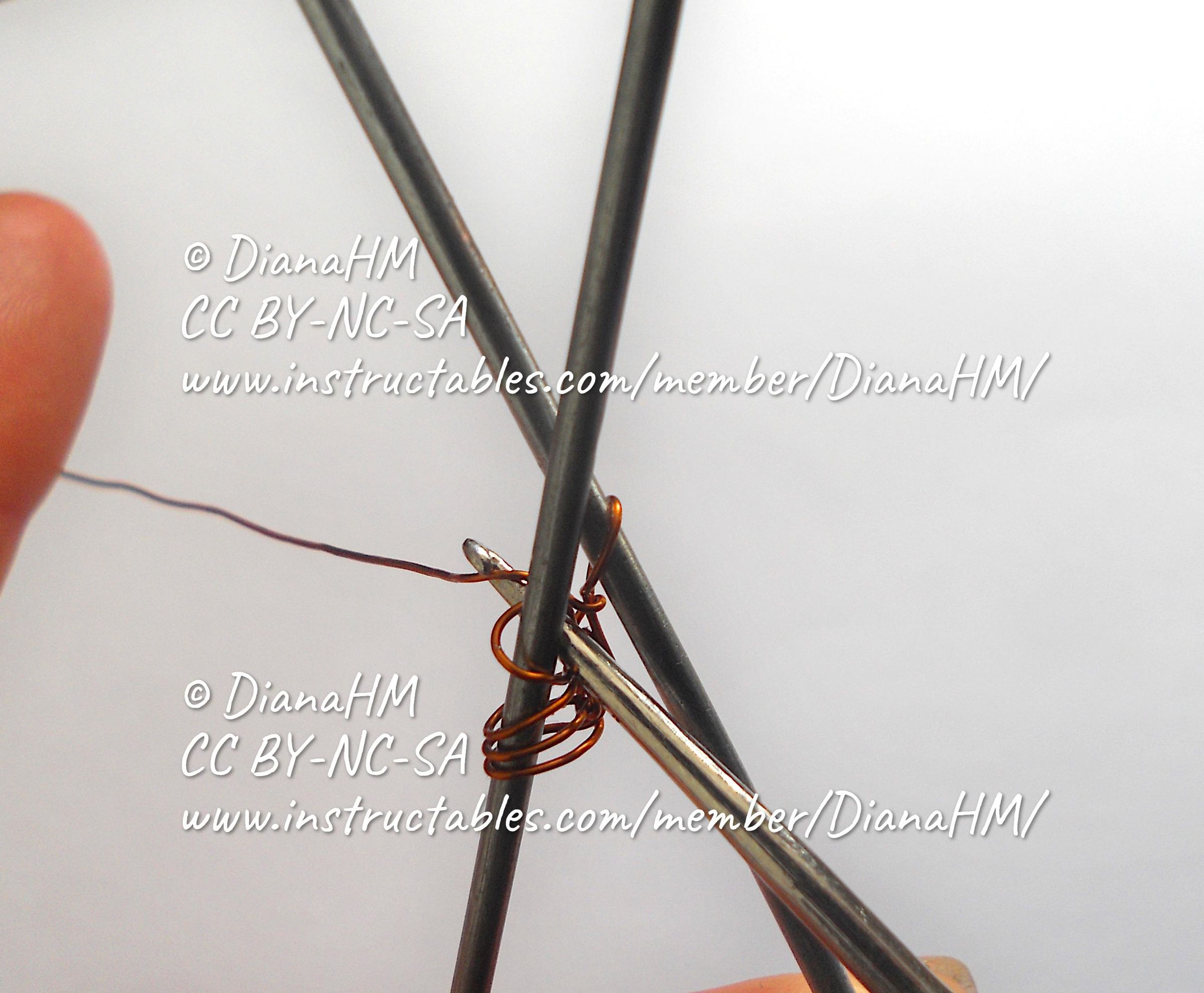 Knitted Wire Heart Pendant : 16 Steps (with Pictures) - Instructables