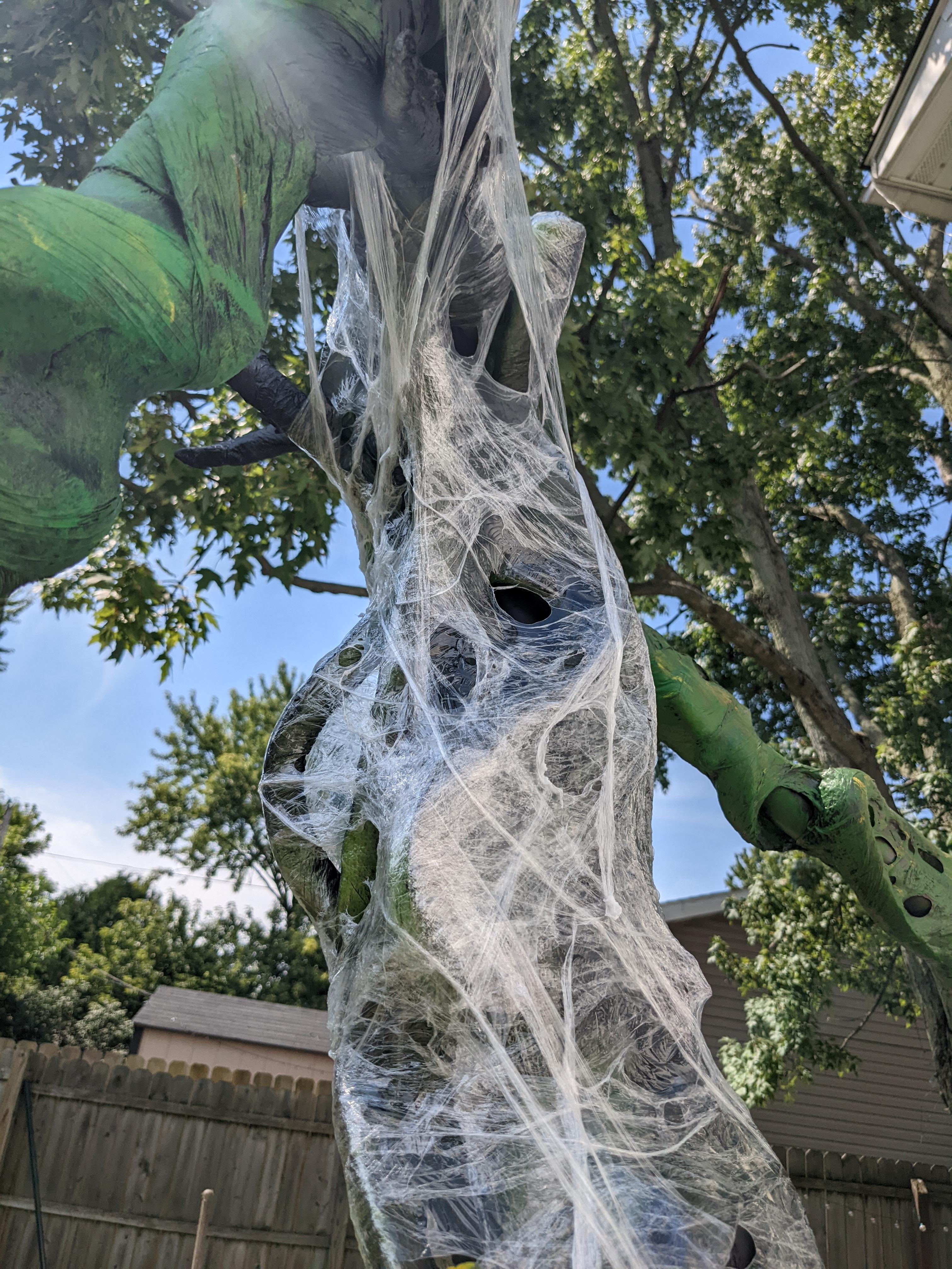 DIY 12ft Grimacing Pumpkin Monster Halloween Prop /Decoration : 5 Steps ...