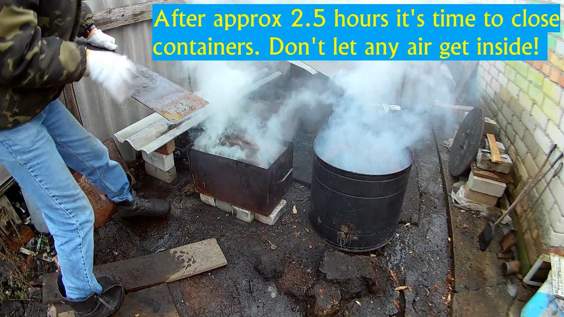 Making Charcoal at Home. Free DIY Fuel : 3 Steps (with Pictures ...