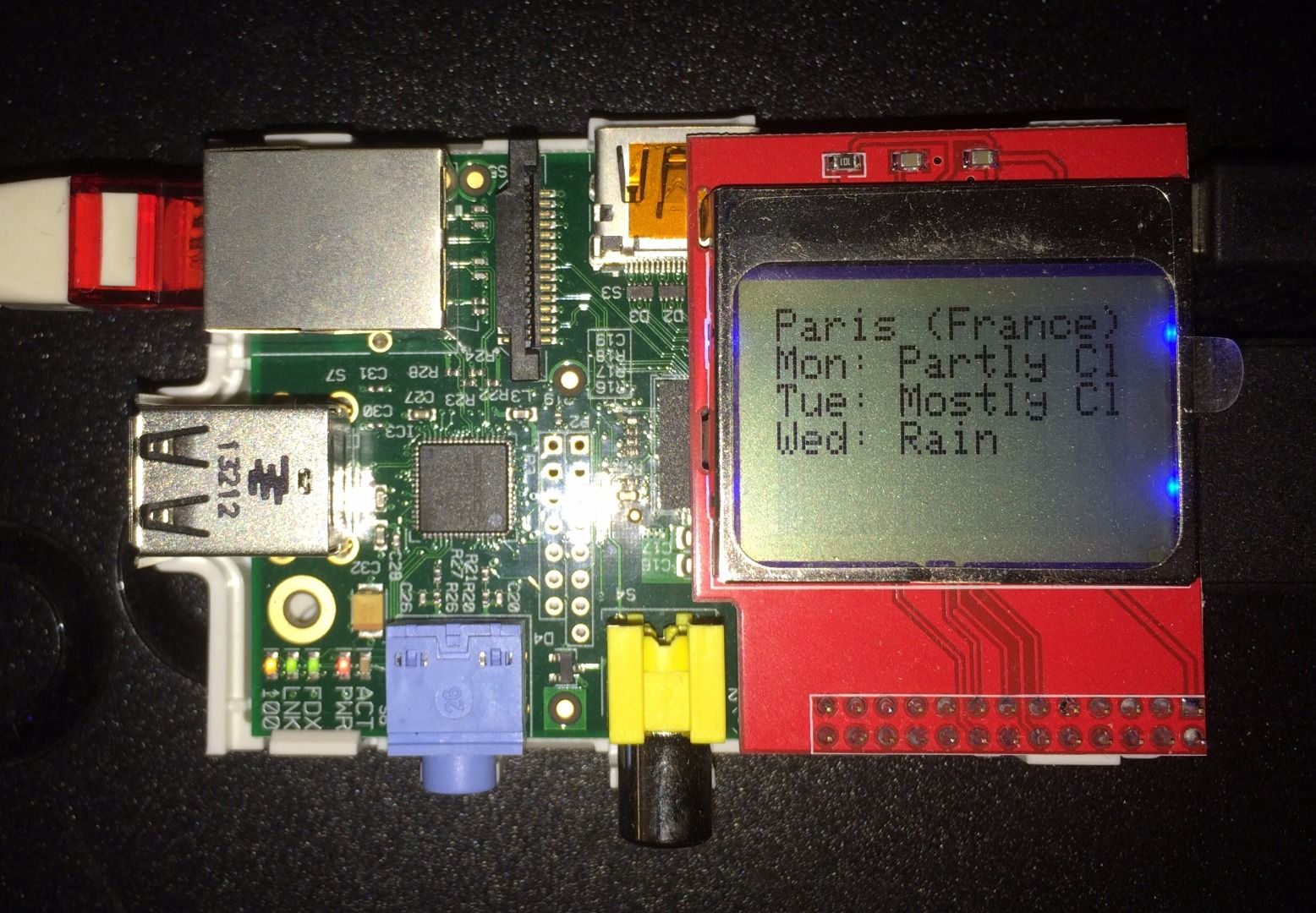 A Weather Forecast Display Using Node-red and a Raspberry-Pi : 5 Steps ...