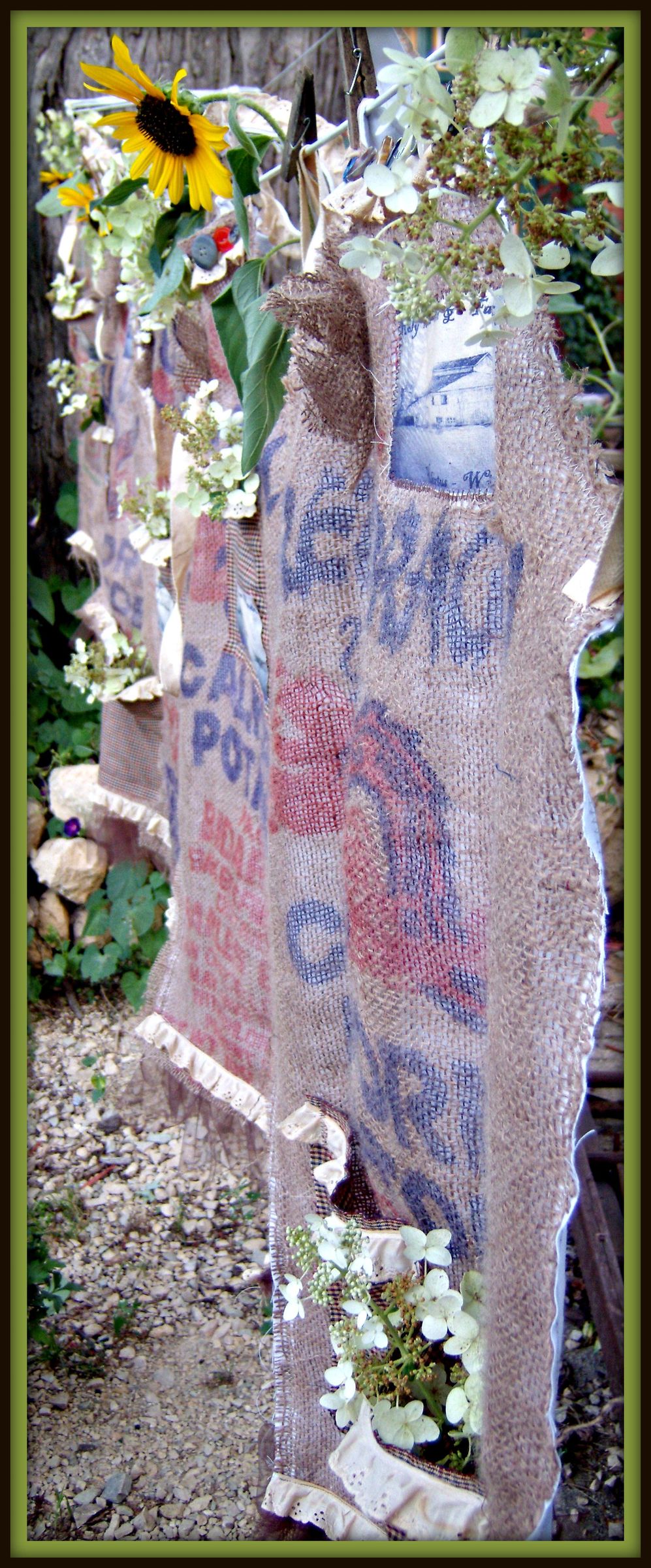 RECYCLED Burlap Bag Apron - Instructables