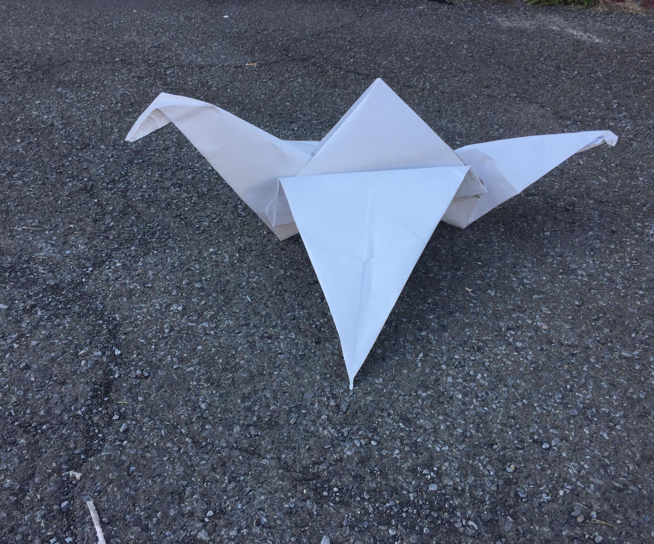 Big Paper Crane : 20 Steps - Instructables