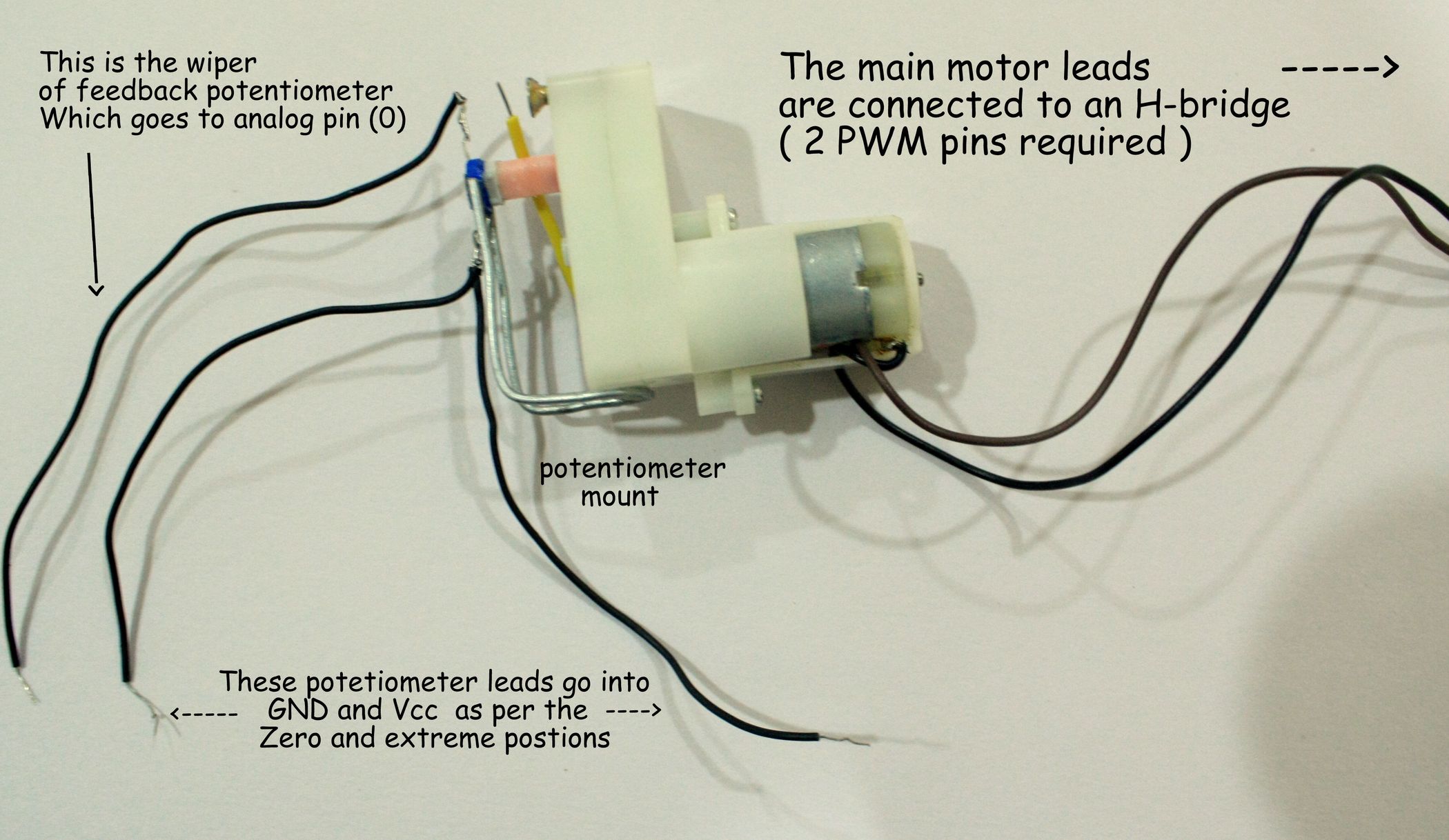 Make Your Own Low-cost Servo : 4 Steps - Instructables