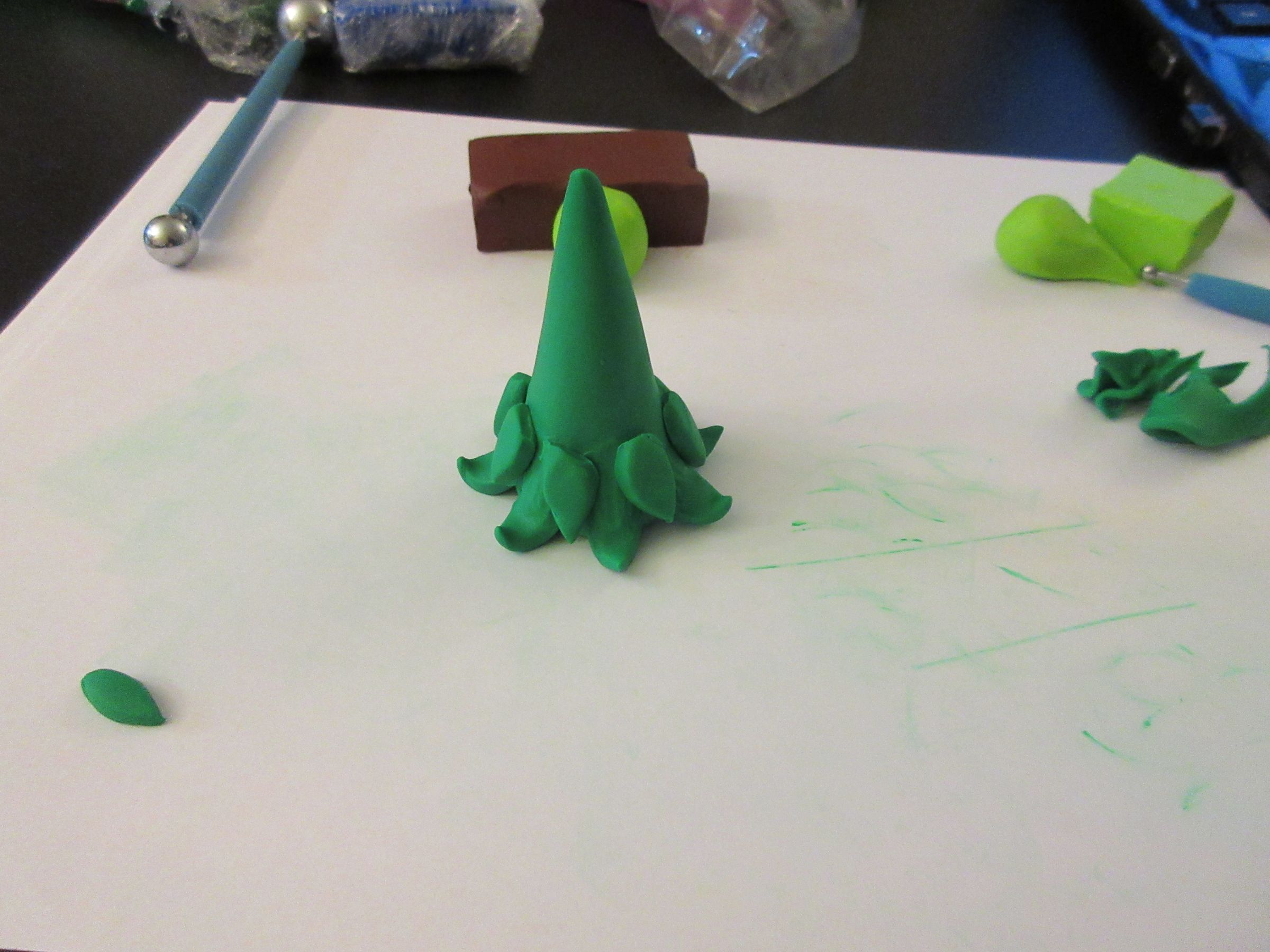 Polymer Clay Christmas Tree With Hanging Ornaments : 10 Steps (with ...