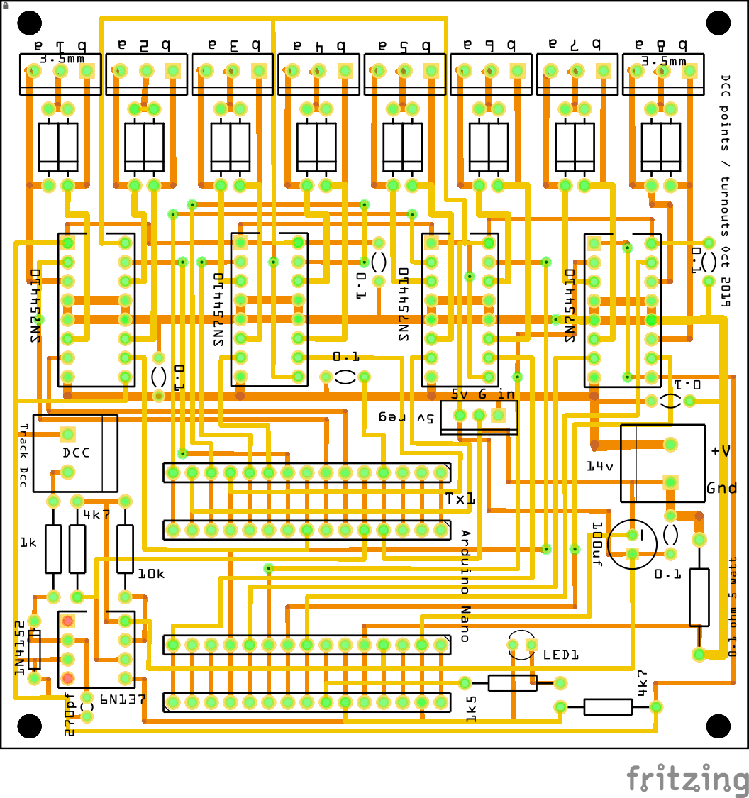Arduino - Points/turnout/accessory Control V2 : 6 Steps - Instructables