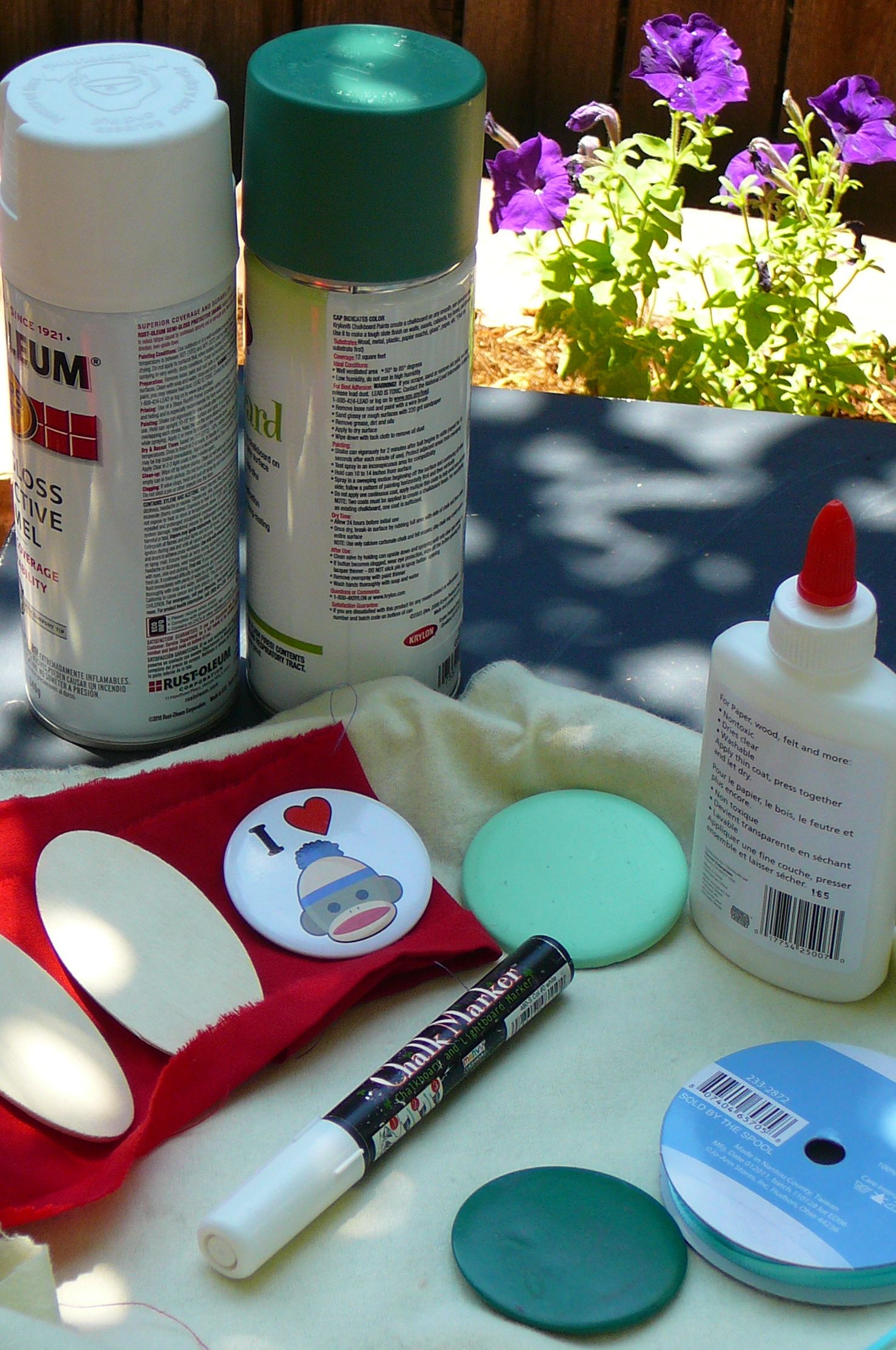 Hey-- Whatsyourname.... Chalkboard-paint Name Tags : 3 Steps ...