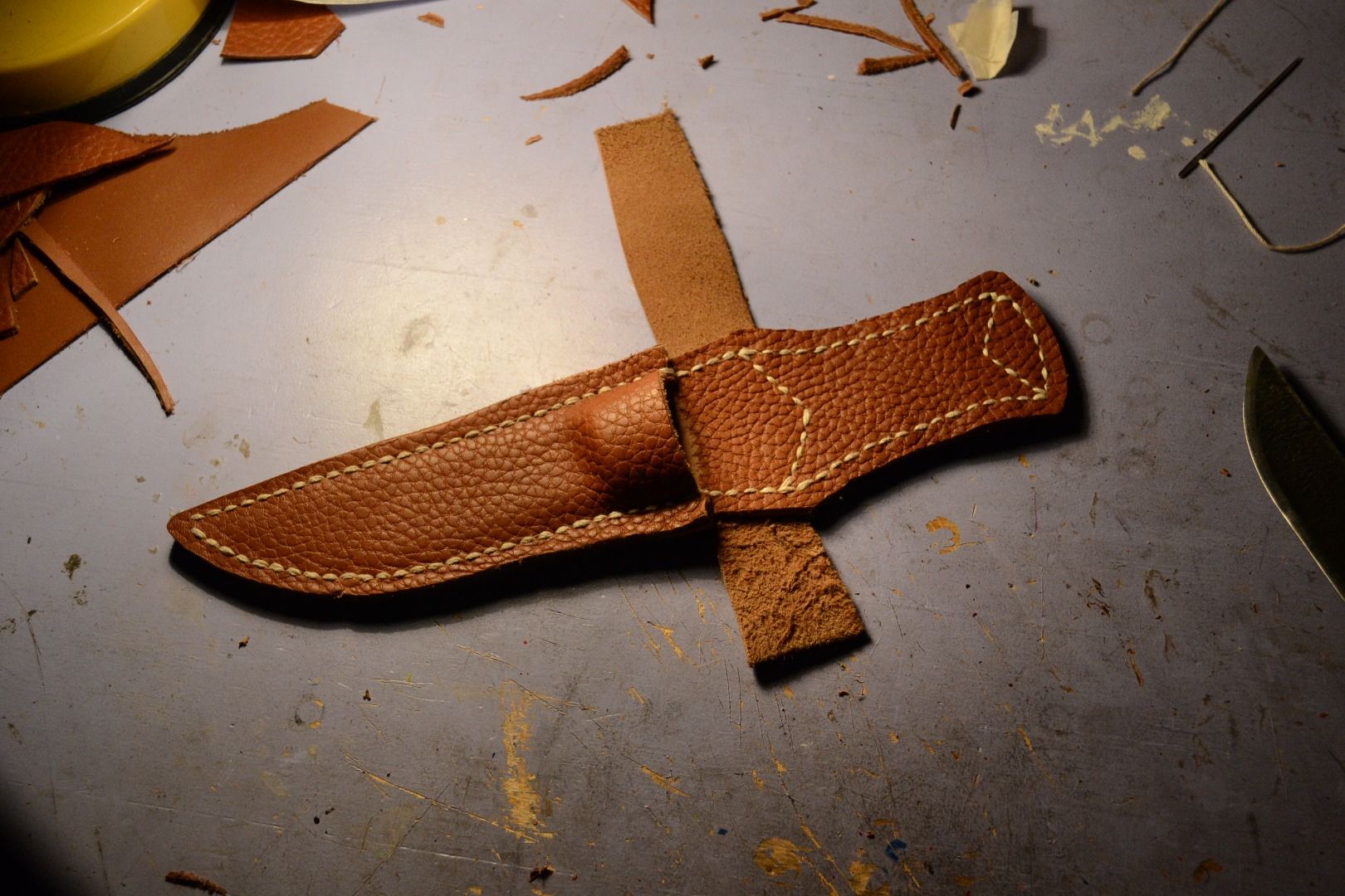 Leather Knife Sheath : 7 Steps (with Pictures) - Instructables