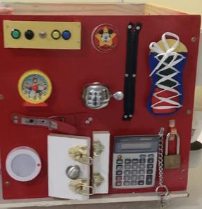 BUSY BOX - a SENSORY DEVELOPMENT TOY : 4 Steps (with Pictures ...