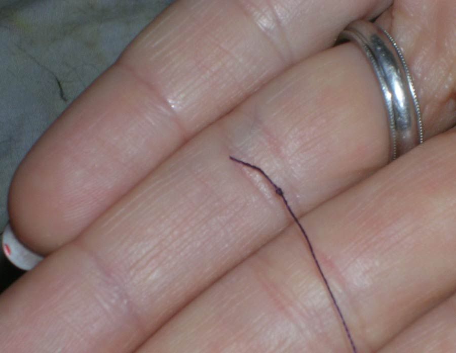 Quintessential Way to Knot Your Thread When Sewing : 4 Steps (with ...