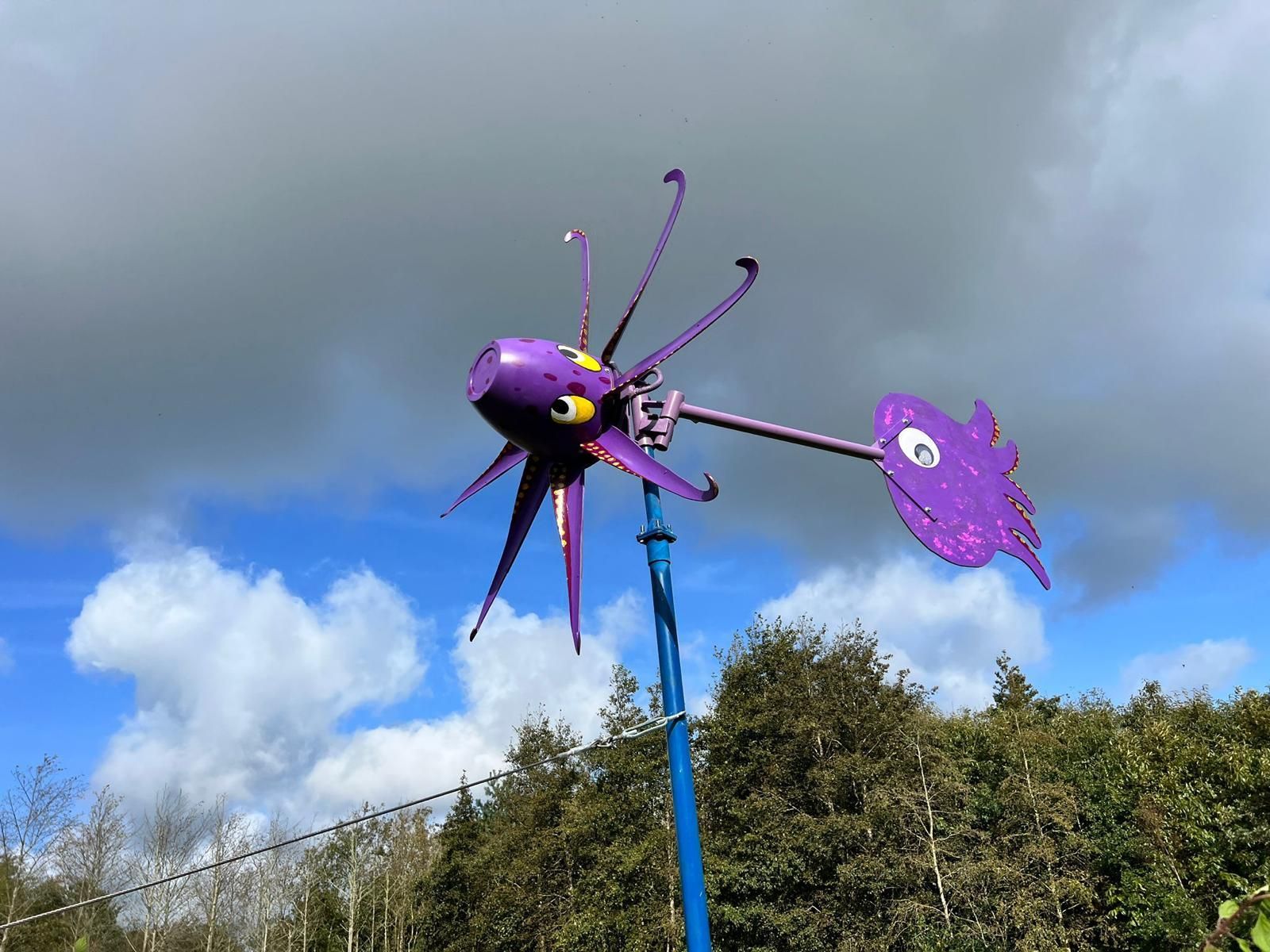 We Made an OCTOPUS Wind Turbine! : 4 Steps - Instructables