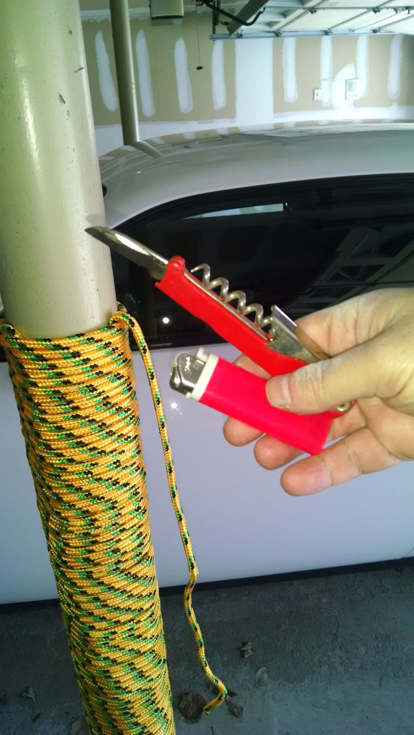 Car Door Protector From Garage Support Pole : 6 Steps - Instructables