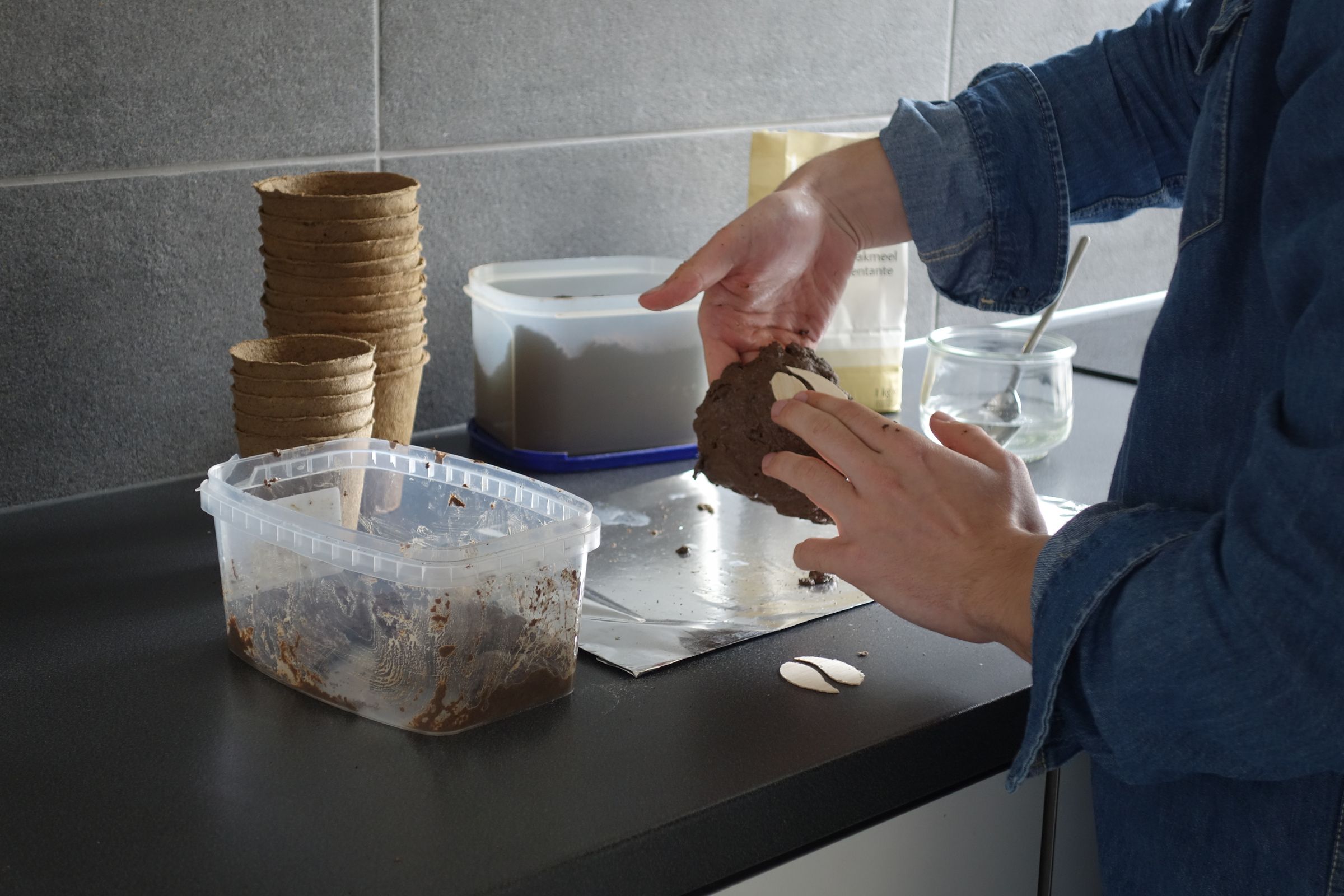 Biodegradable Flower Pots Out of Coffee Grounds! : 6 Steps (with ...