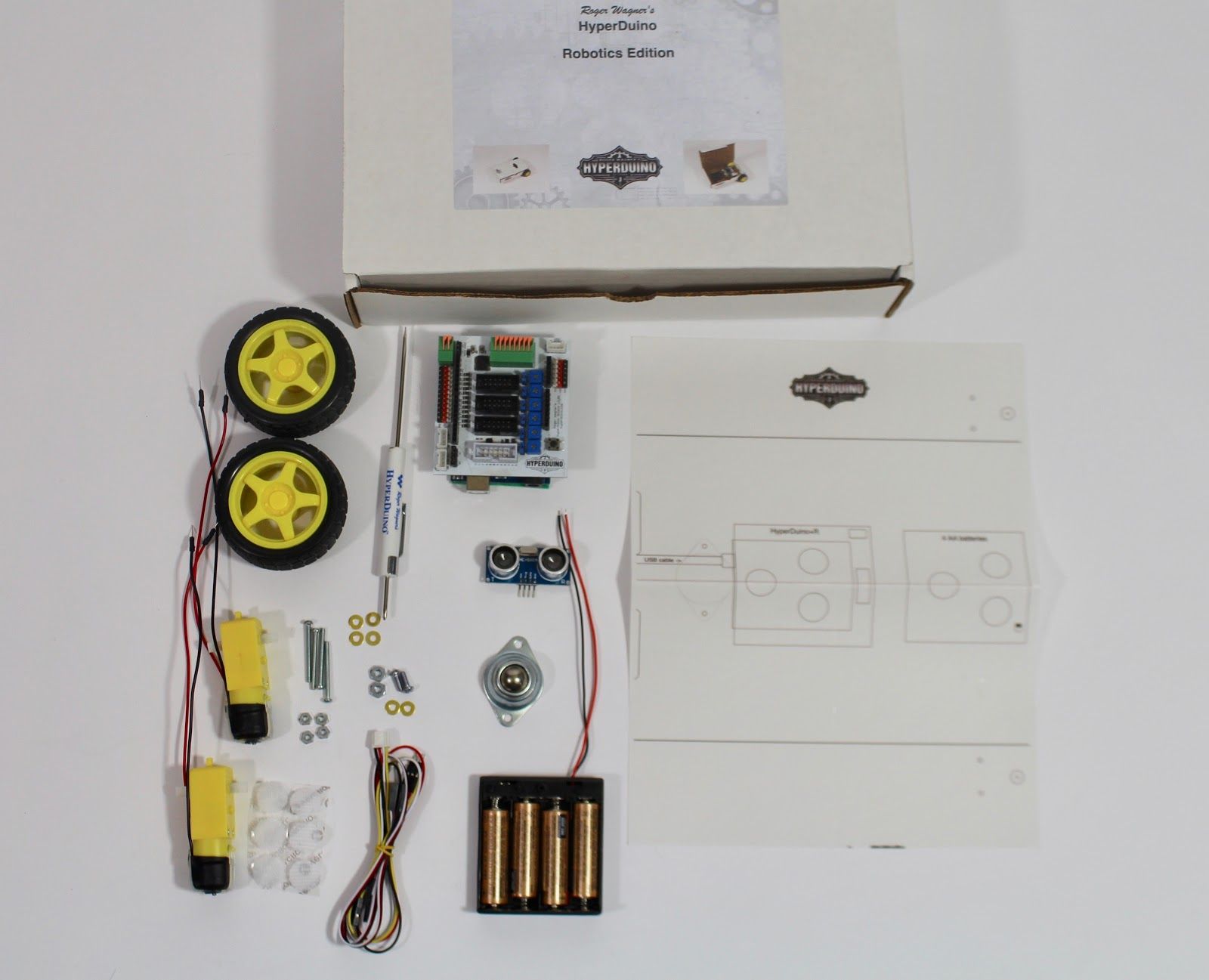 Your Own Smart Car & Beyond HyperDuino+R V3.5R With Funduino/Arduino : 4 Steps - Instructables