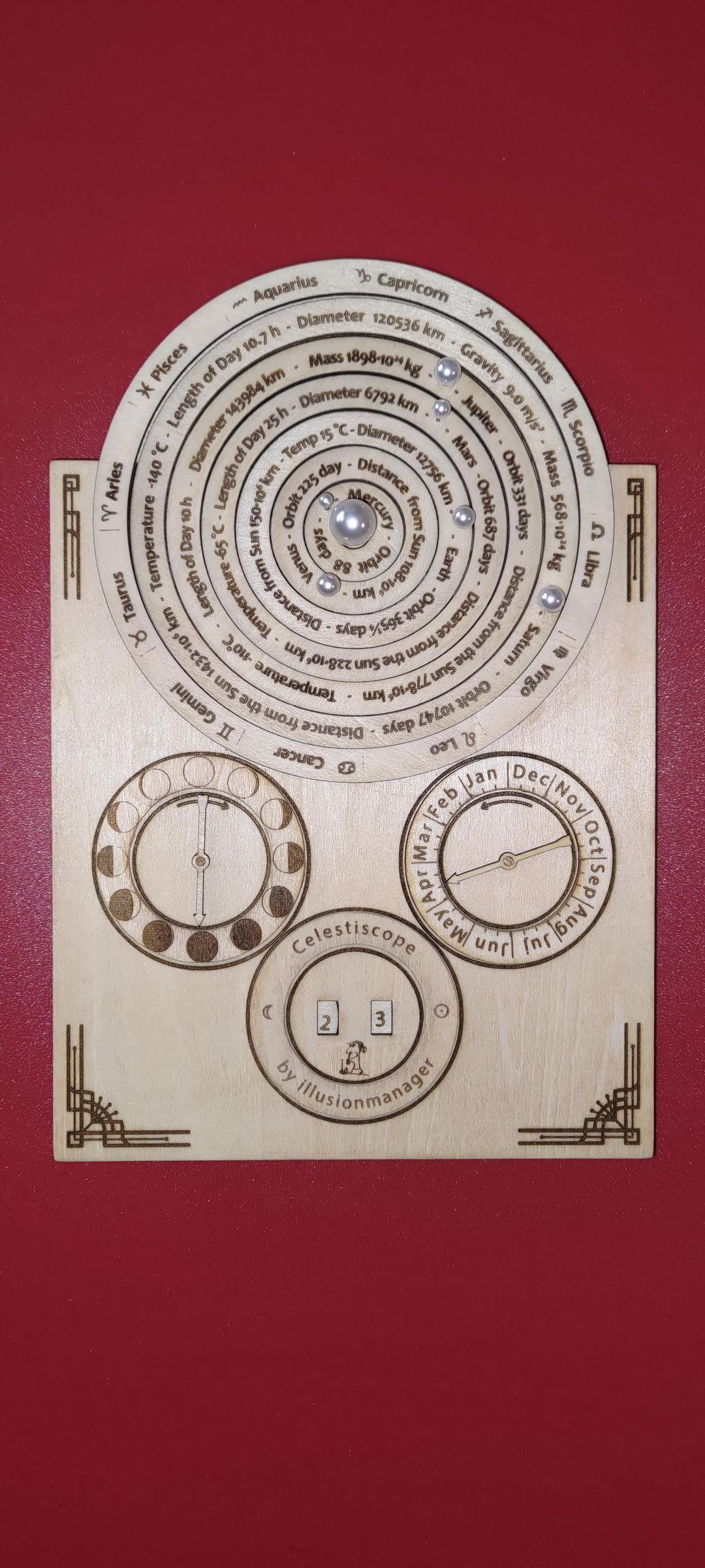 Craft Your Own Cosmic Orrery With This Easy to Build Celestiscope. : 13 ...