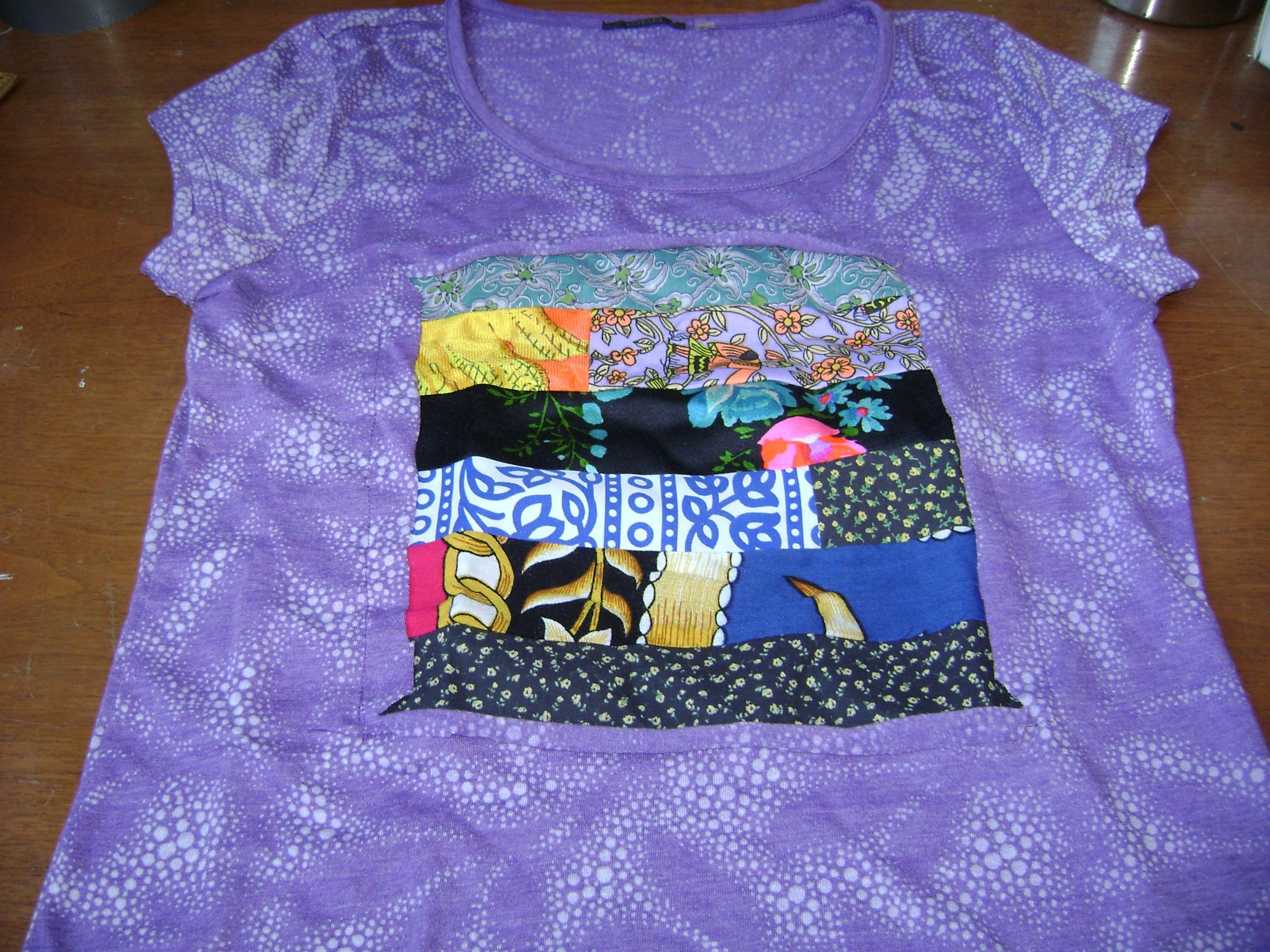 Quilted Patchwork Tee : 5 Steps - Instructables