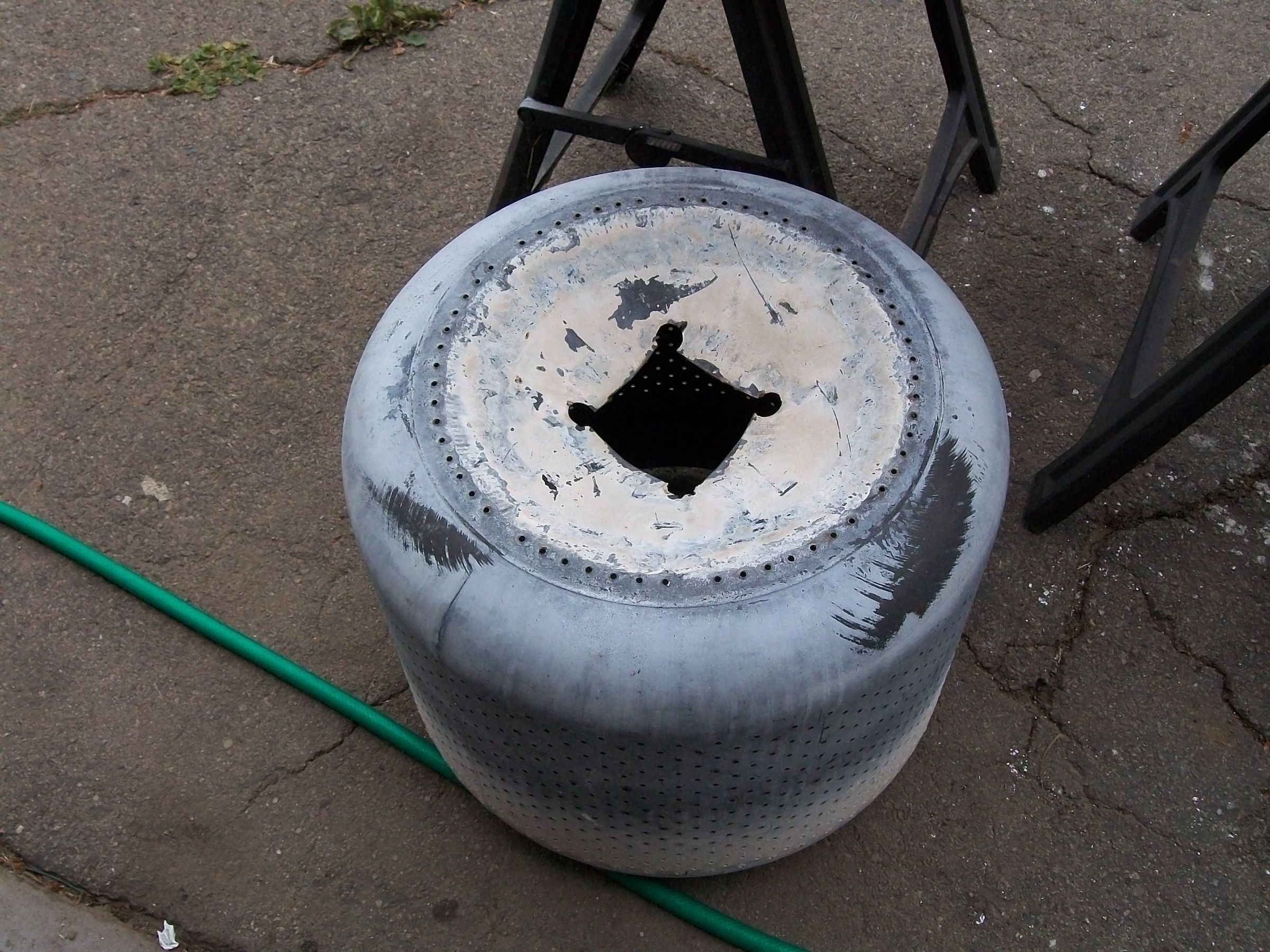A Different Fire Pit From a Washing Machine Drum : 5 Steps (with ...