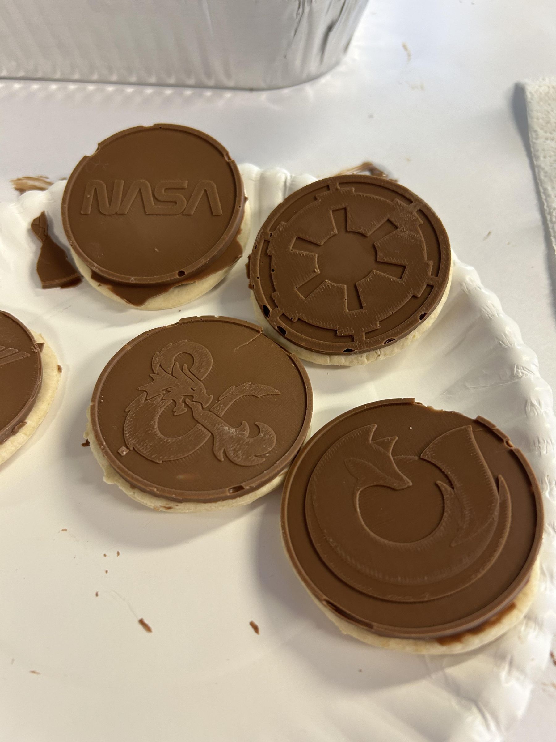 Custom Chocolate Cookies, Using Silicon, 3D Printing, Fusion 360 and ...